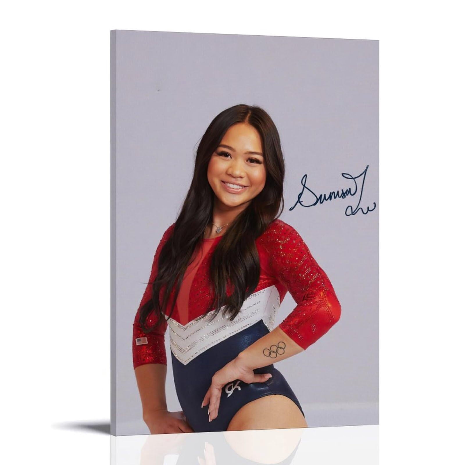 Gymnast Suni Lee Poster Decorative Painting Canvas Wall Art Living Room ...
