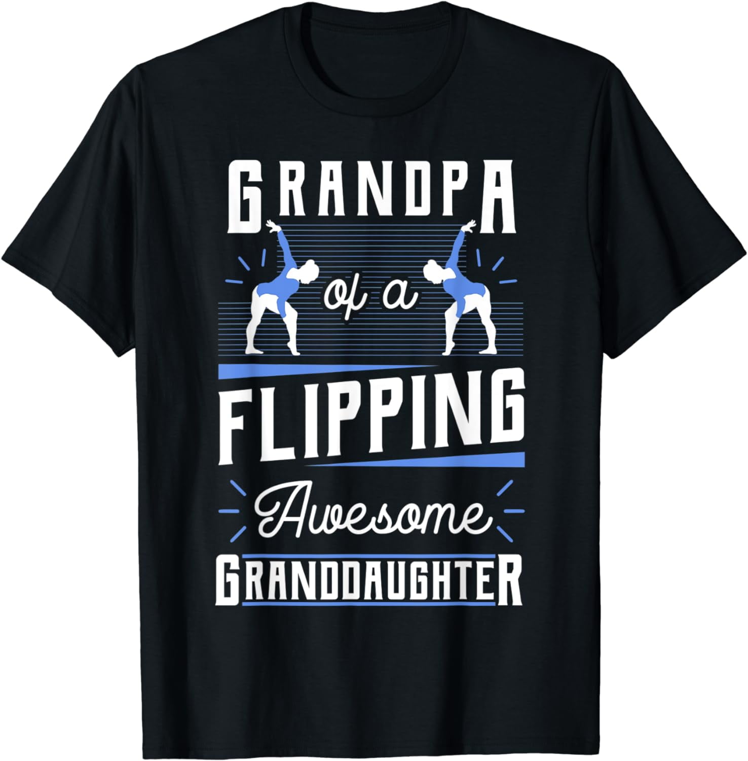 Gymnastic Grandpa Athletes Acrobats Gymnasts Flipping Sport T-Shirt ...