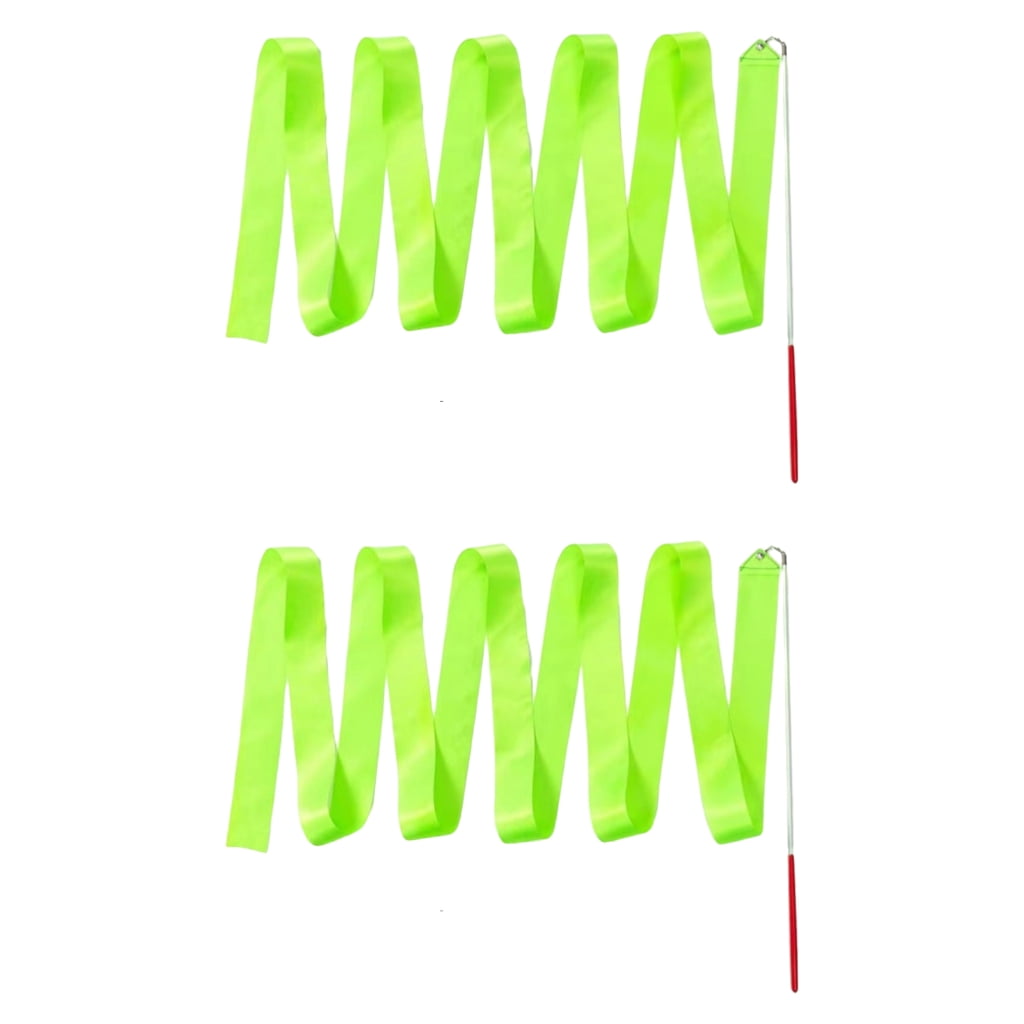 Gymnastic Ribbon Sparkling Dance Ribbon Twirling Batons Long Ribbon ...