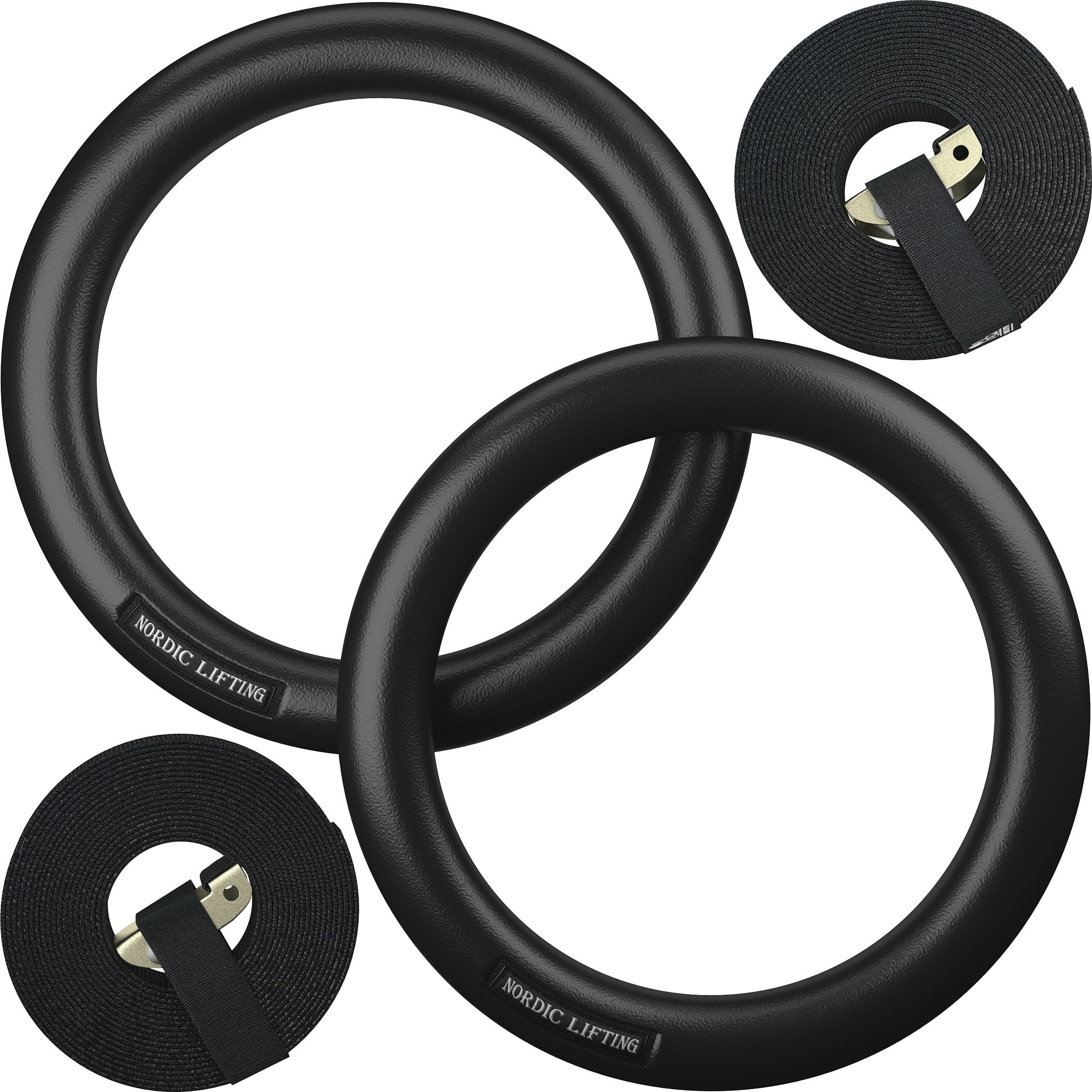Gymnastic Rings and Straps - Heavy Duty for Gymnastics, Crossfit ...