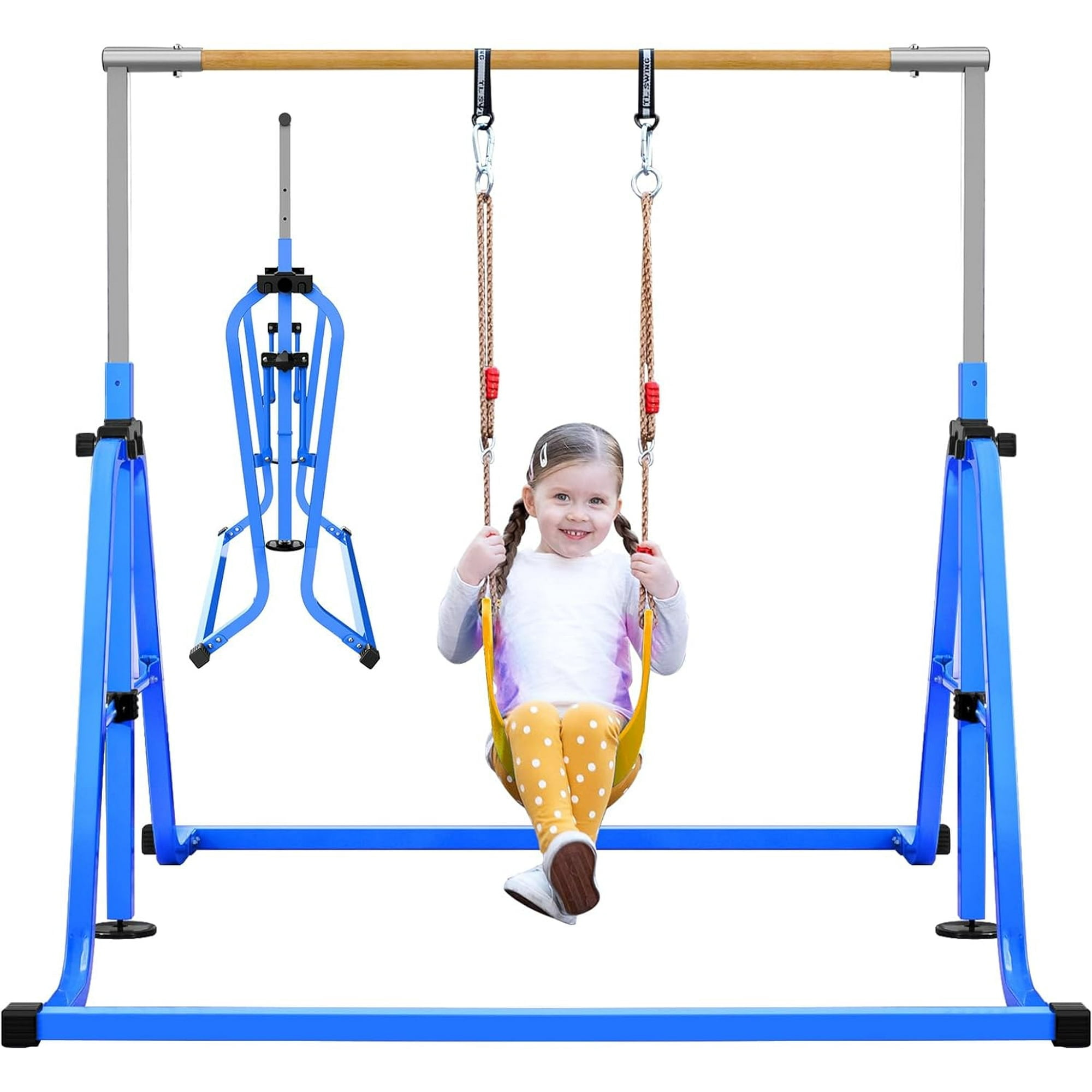 Gymnastics Bars for Home, Kids Expandable Gymnastic Bars, 8 Adjustable ...