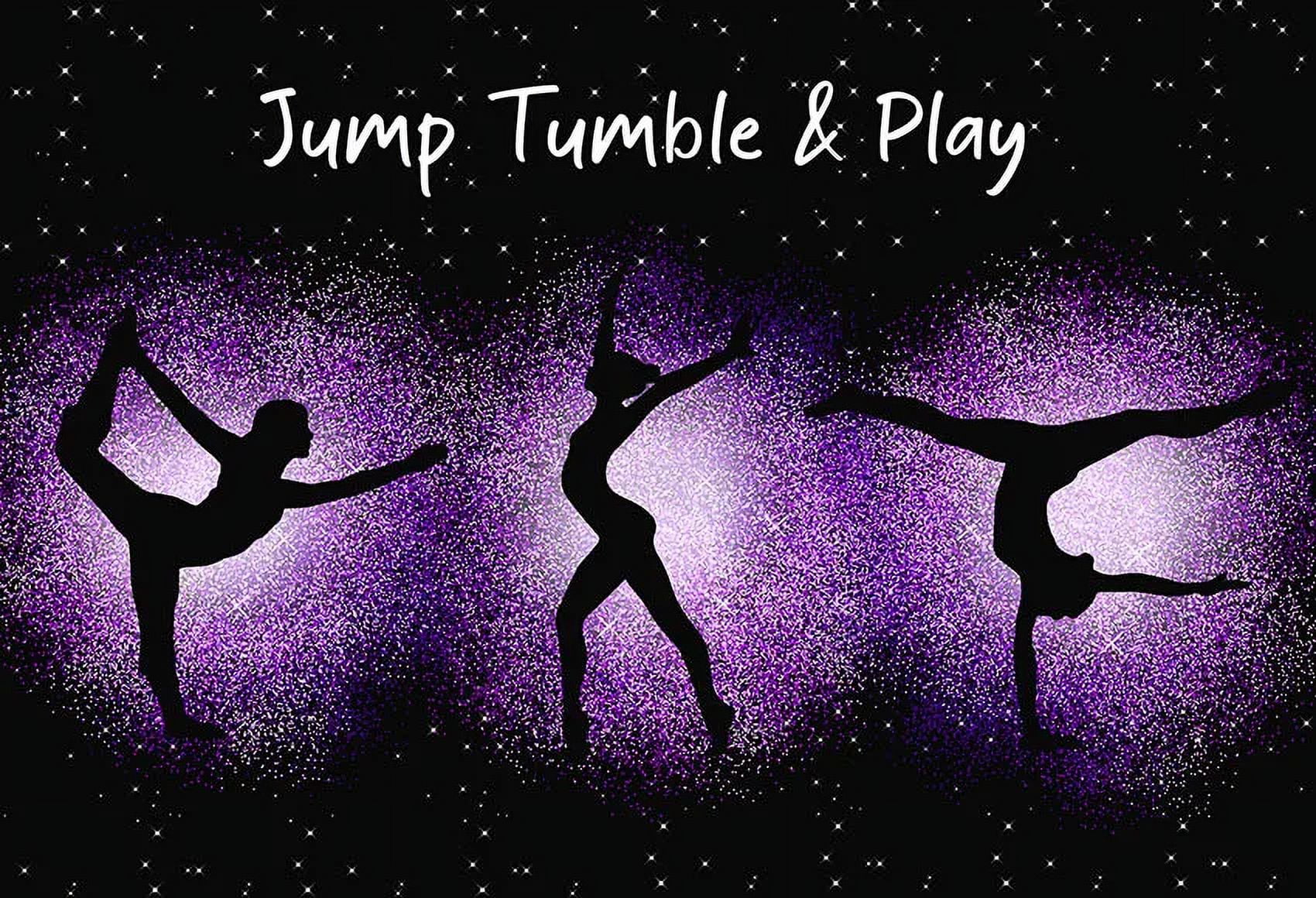 Gymnastics Birthday Gymnast Girls Tumbling Flip Jump Tumble and Play r ...