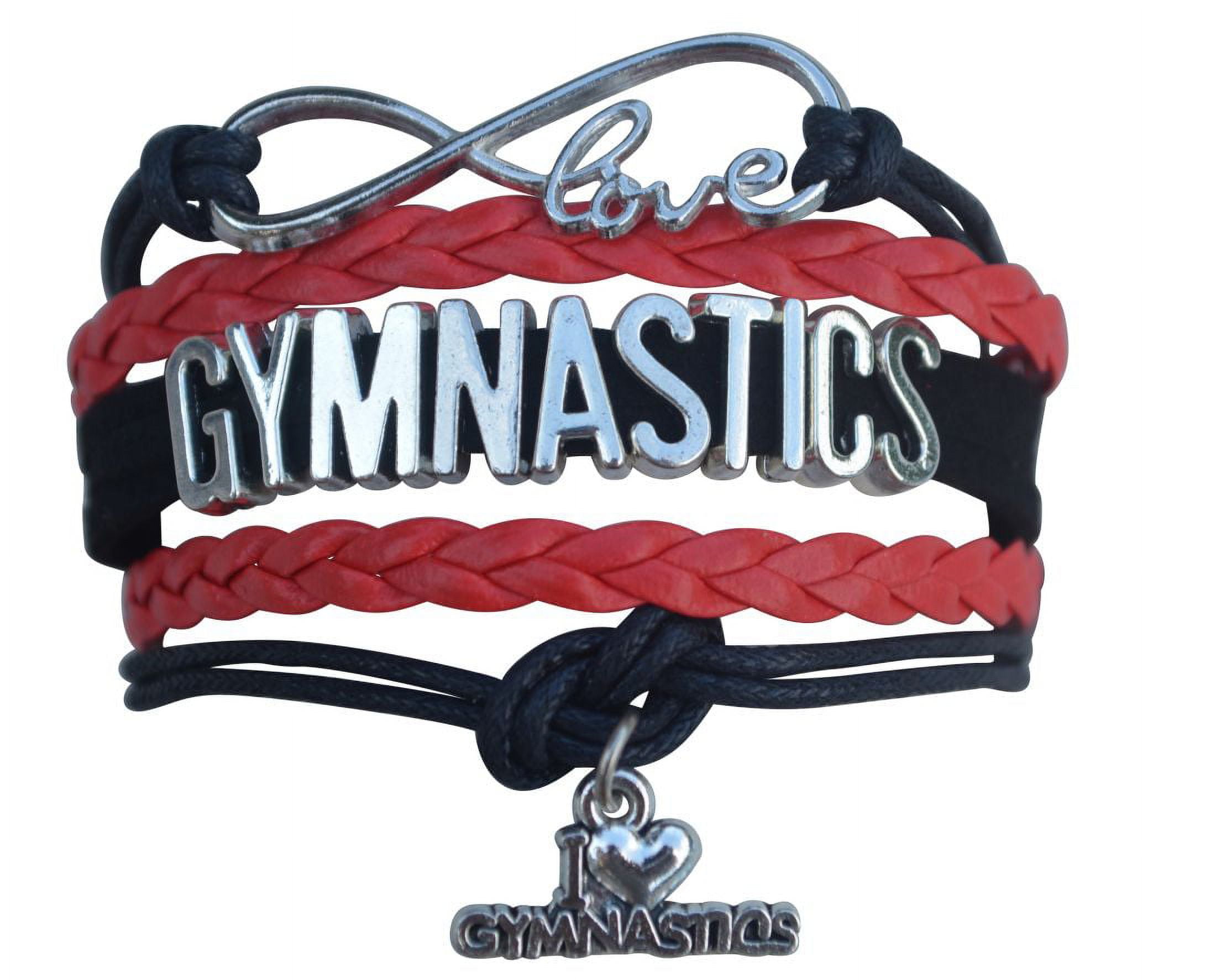 Gymnastics Bracelet- Girls Gymnastics Infinity Bracelet- Gymnastics ...