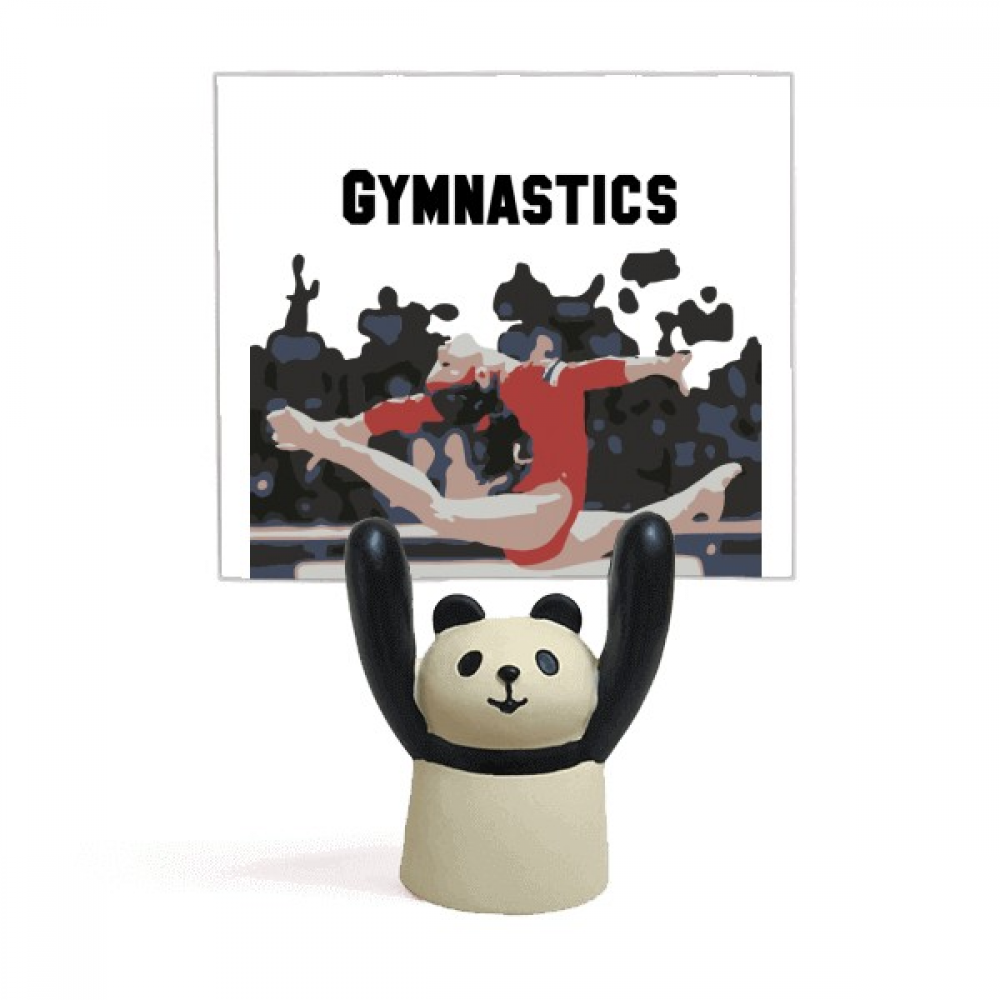 Gymnastics Competitive Art Memo Holder Cartoon Animal Panda Stand Decoration - Walmart.com