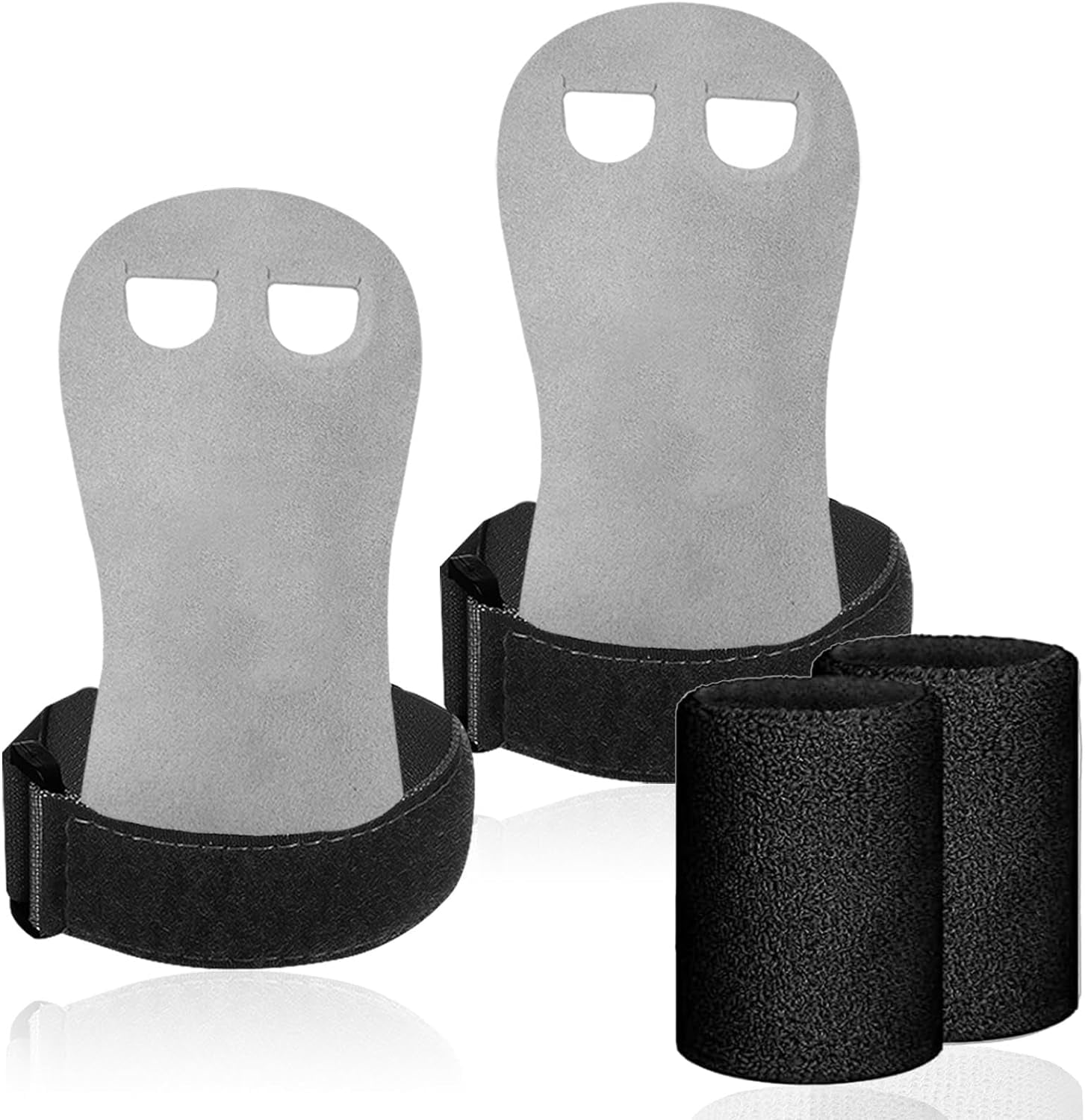 Gymnastics Grips Wristbands Set for Kids Girls Youth, Palm Protection ...