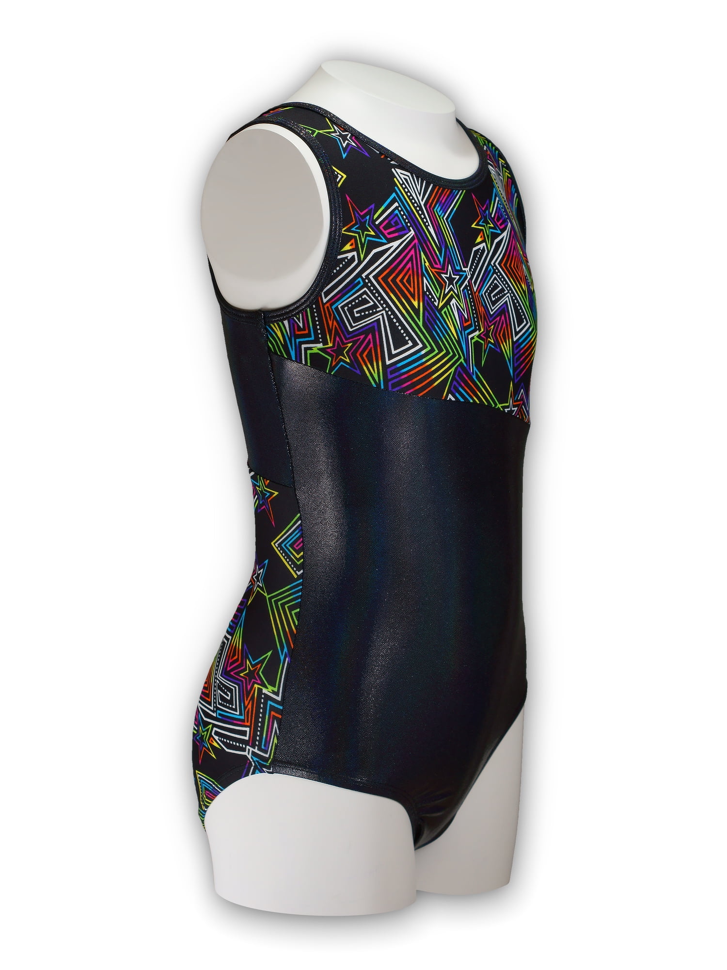 Gymnastics Leotard for Girls - Switch Maze Runner/Blacklight - Leap ...