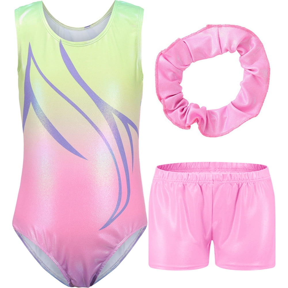 Gymnastics Leotards for Girls Sleeveless Leotards Sparkle Dancing ...