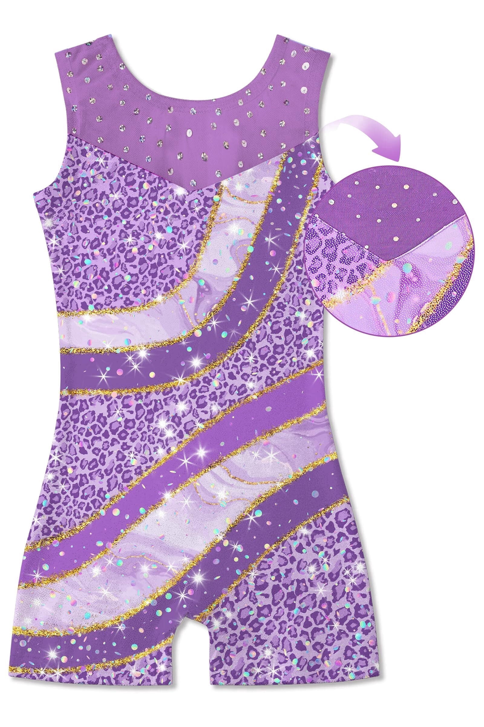 Gymnastics Leotards for Girls Toddler Unitard Biketard Clothes Cute Kid ...