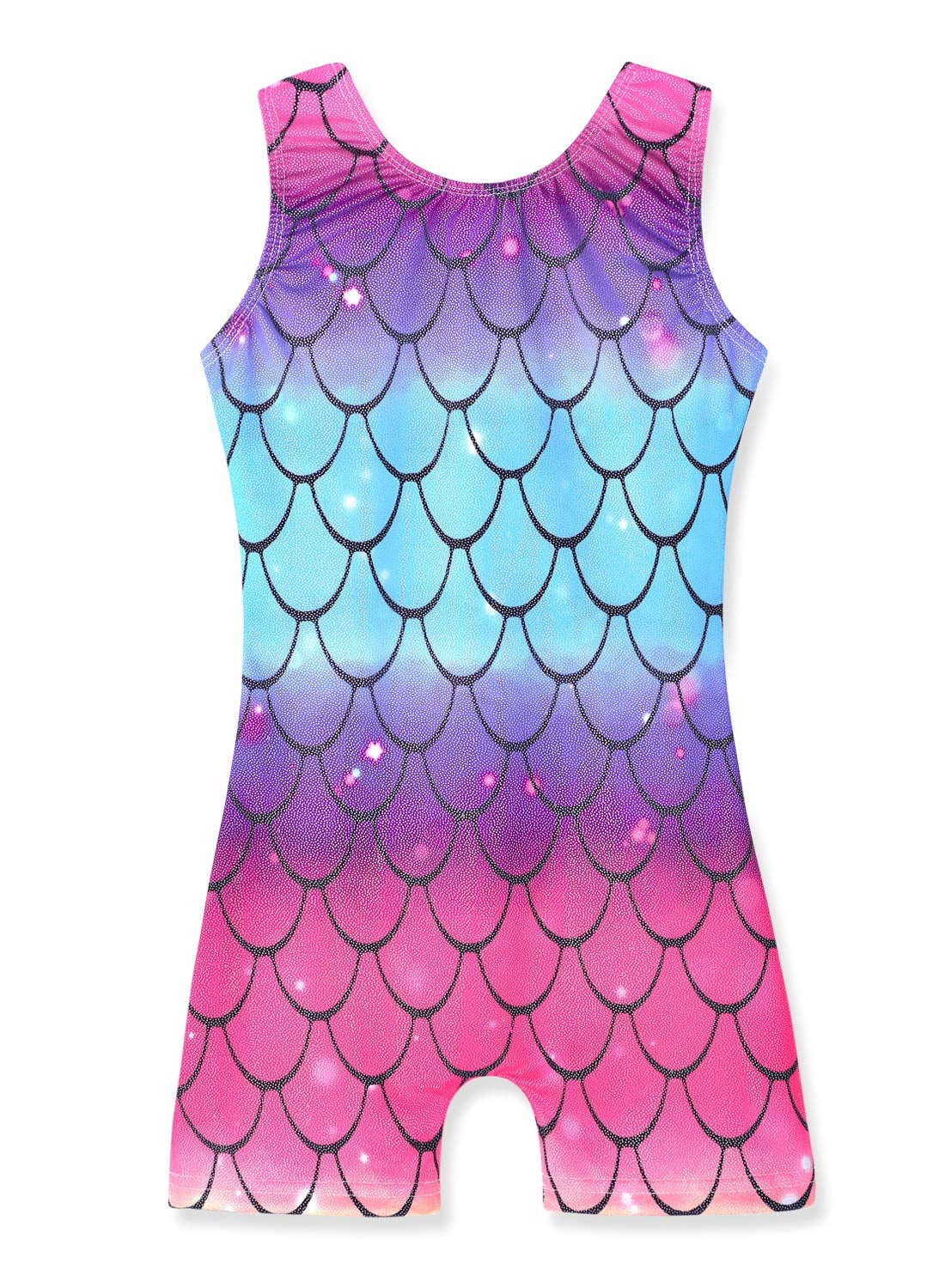 Gymnastics Leotards for Girls Unicorn Aurora Rainbow Mermaid Dinosaur ...