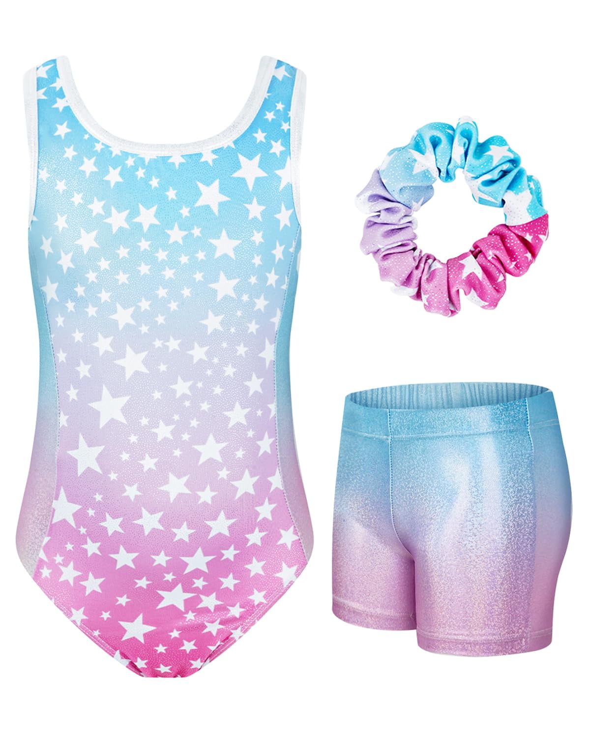 Gymnastics Leotards for Girls with Cross Back,Sparkly Dance Unitards ...