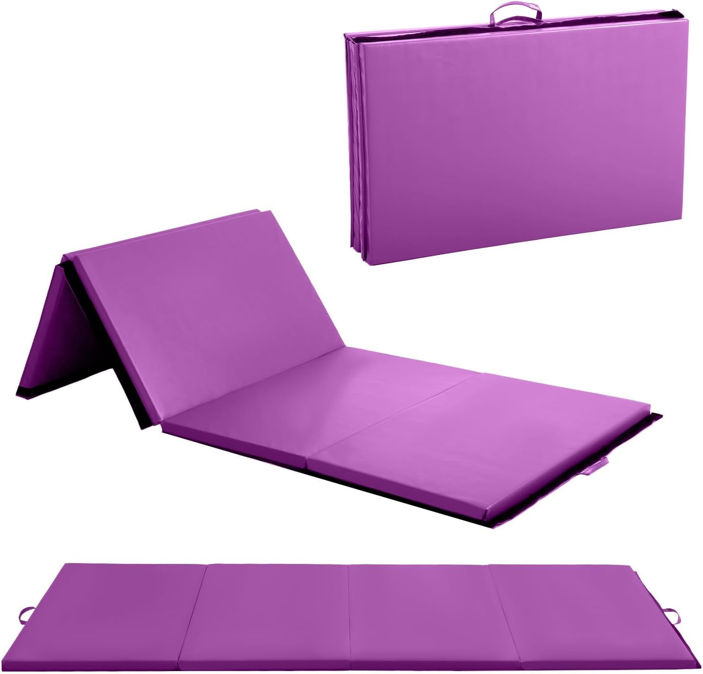4x10x2 Foldable Gymnastics Mat for Indoor/Outdoor Exercise, Yoga ...