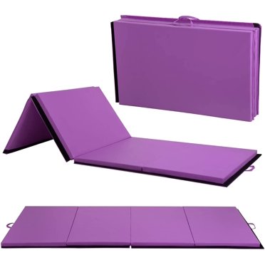 Coinus Sports 4-Panel Folding Gymnastics Exercise Mat with Handles, 4 ...