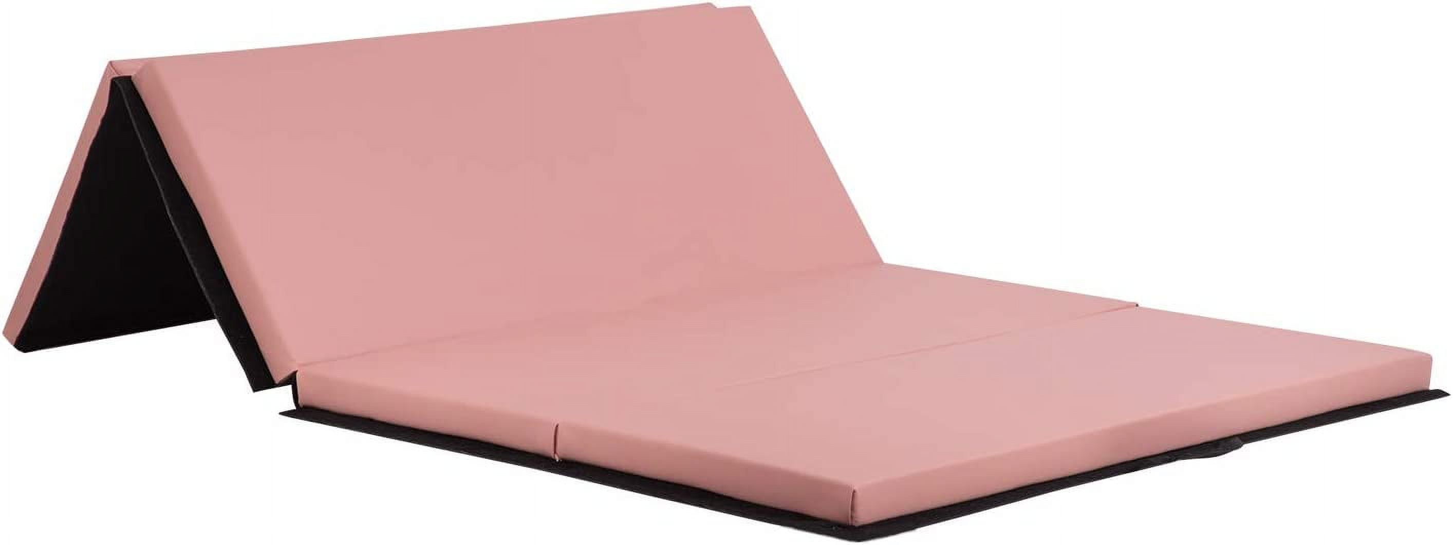 Gymnastics Mat 4x6x2, Folding Exercise Mats with Carrying Handles for ...