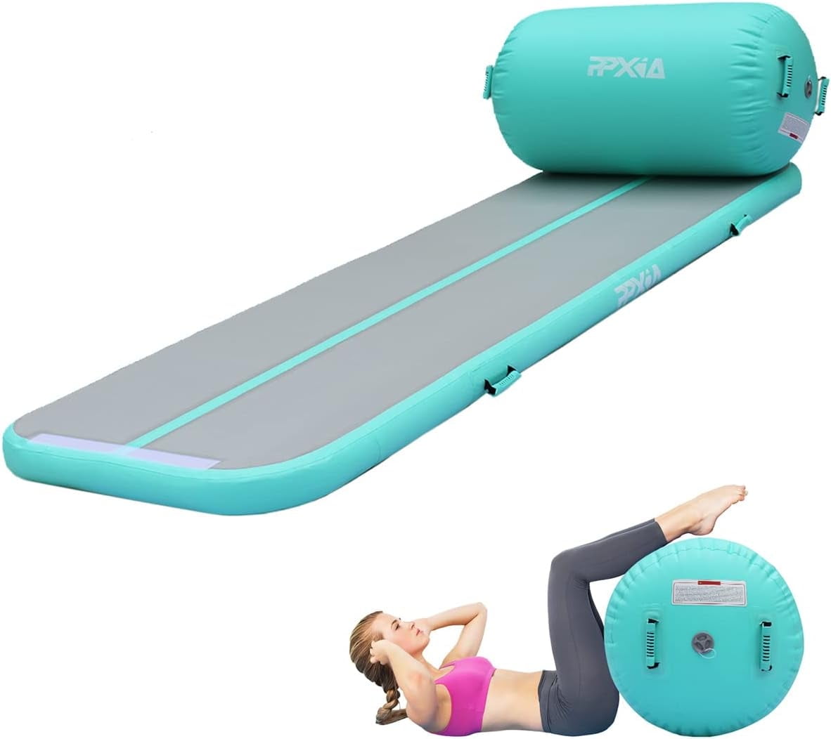 Gymnastics Mat Inflatable Tumbling Mat 4 inches Thickness Air Floor ...