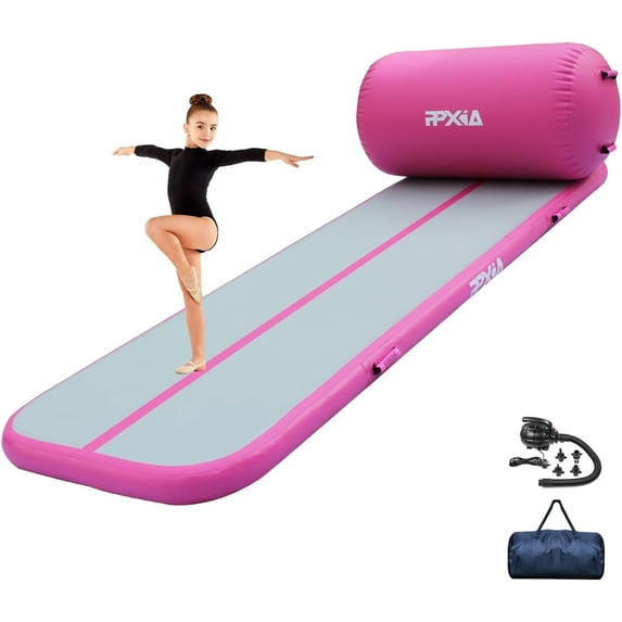 Gymnastics Mat Inflatable Tumbling Mat 4 inches Thickness Air Floor ...