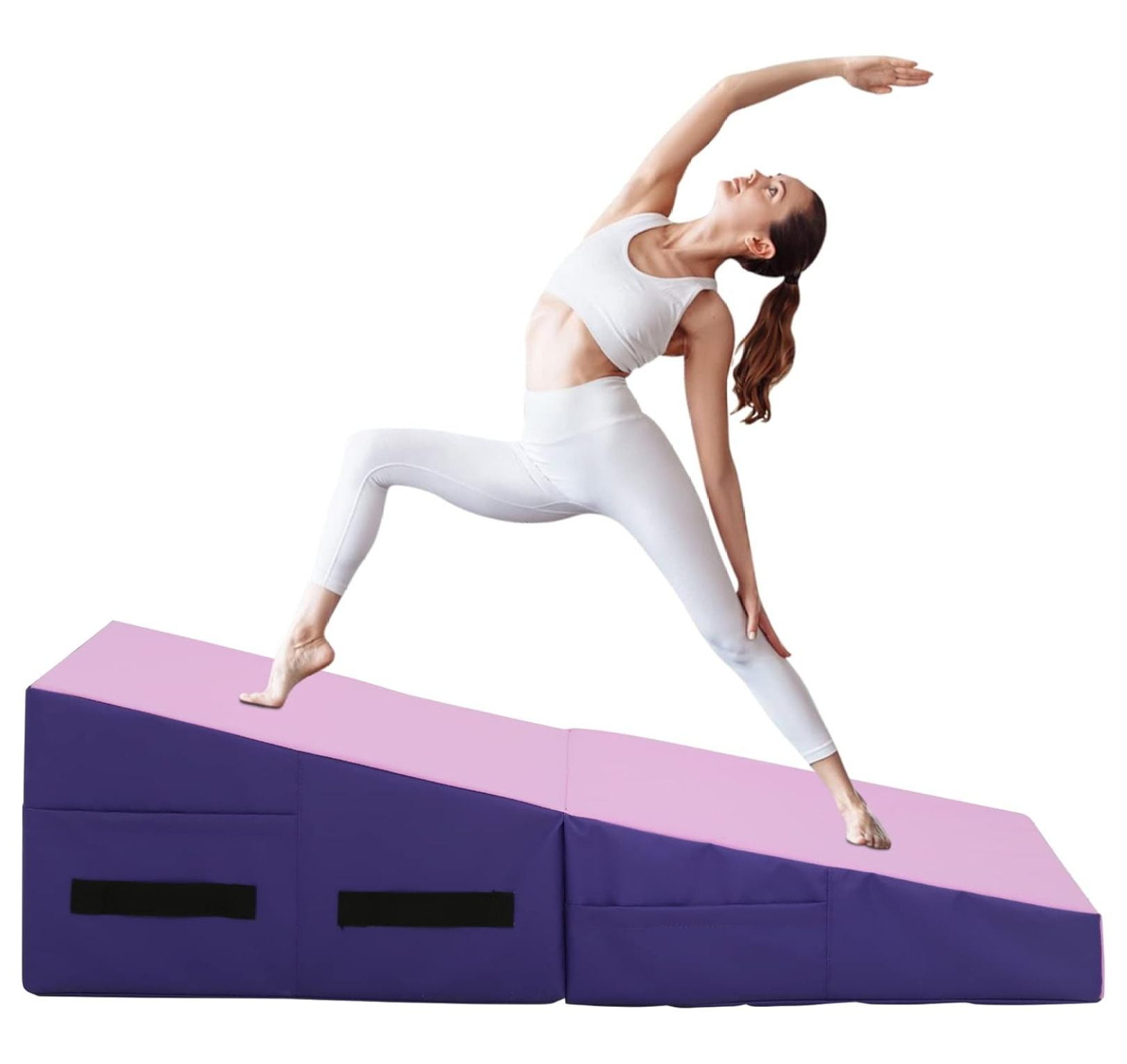 Gymnastics Mat, "x24" Folding Incline Exercise Waterproof Tumbling ...