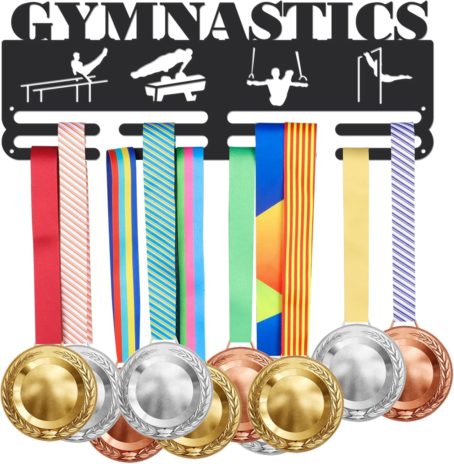 Gymnastics Medal Display Rack for Men Sports Medal Display Holder Male ...