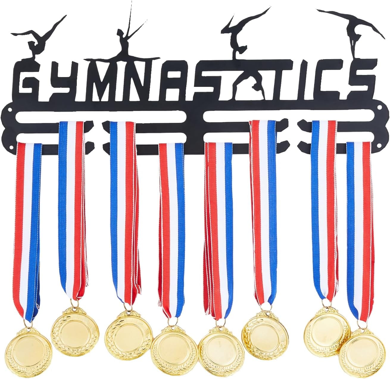 Gymnastics Medal Hanger Display Female Gymnasts Sports Award Metal ...
