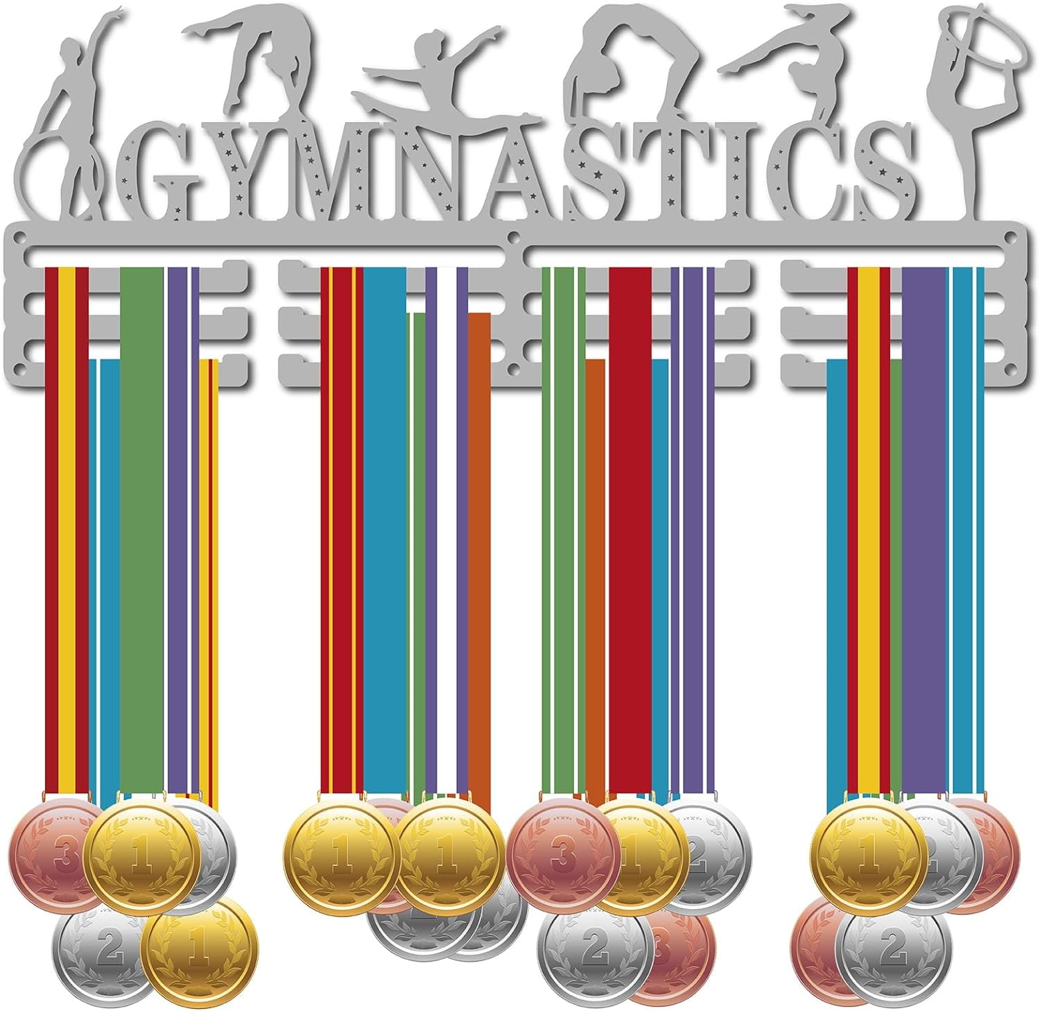 Gymnastics Medal Hanger Display Medal Holder Rack Sports Metal Hanging ...