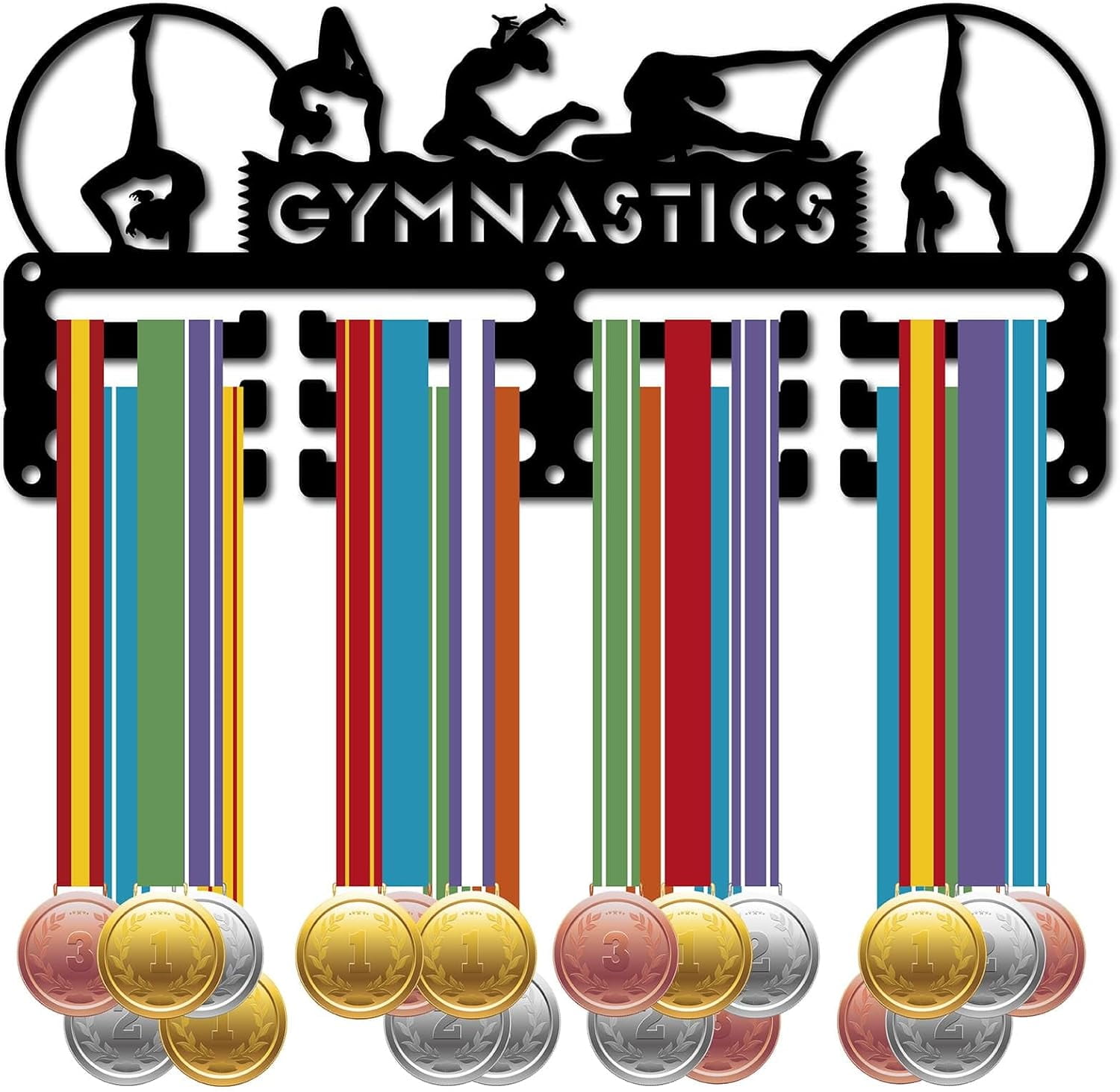 Gymnastics Medal Hanger Display Medal Holder Rack Sports Metal Hanging ...