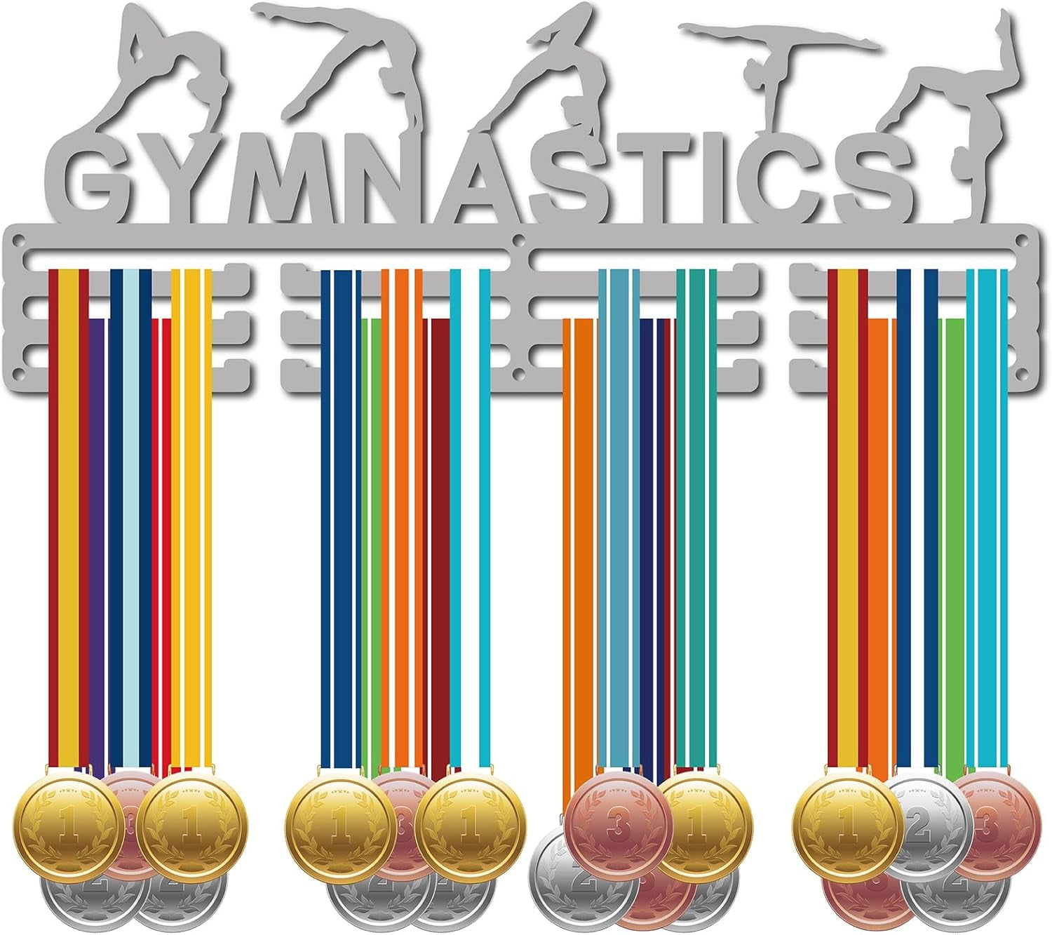 Gymnastics Medal Hanger Display Medal Holder Women's Gymnastics Rack ...