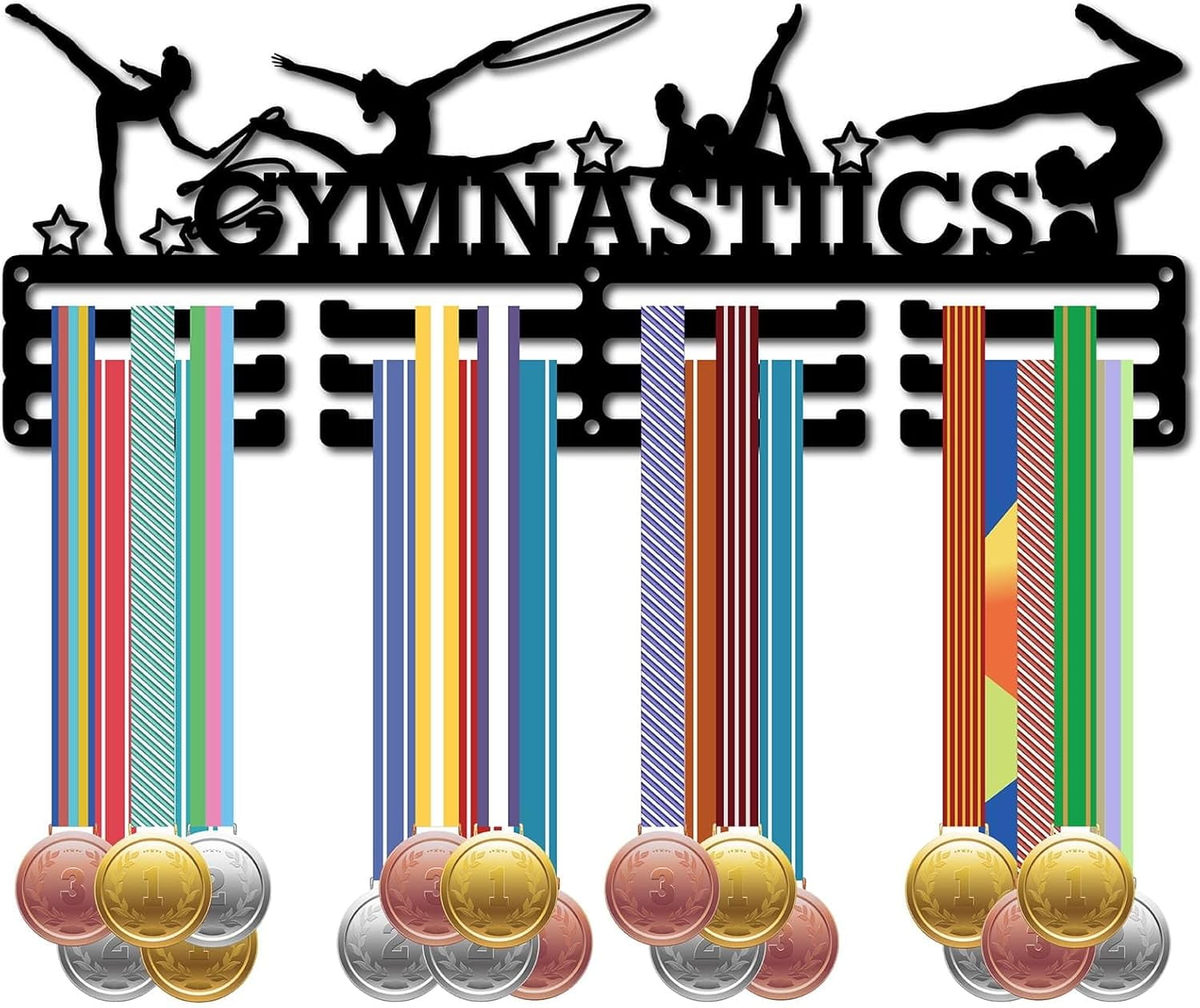 Gymnastics Medal Hanger Display Medal Holder Rack Sports Metal Hanging ...