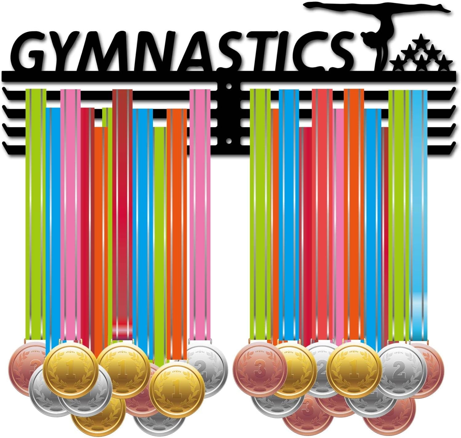 Gymnastics Medal Hanger Display Sports Medal Holder Over 60+ Medals ...
