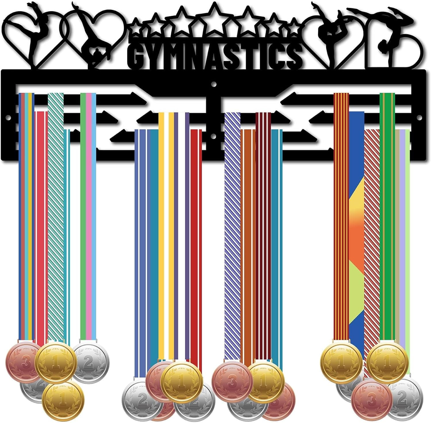 Gymnastics Medal Hanger Medal Holder Sport Medals Display Stand Wall ...