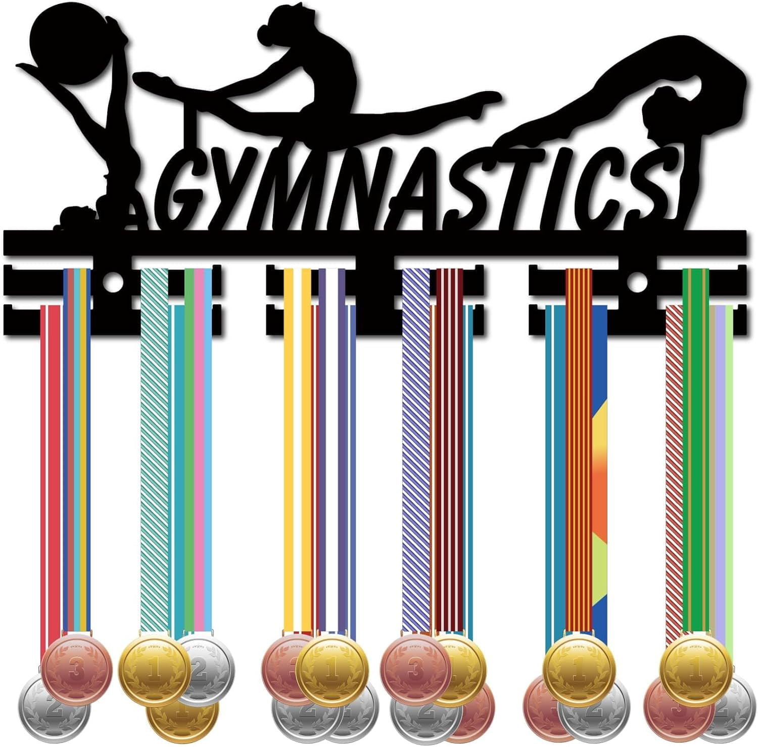 Gymnastics Medal Holder Acrylic Medal Hanger Medal Rack Frames Hanging ...