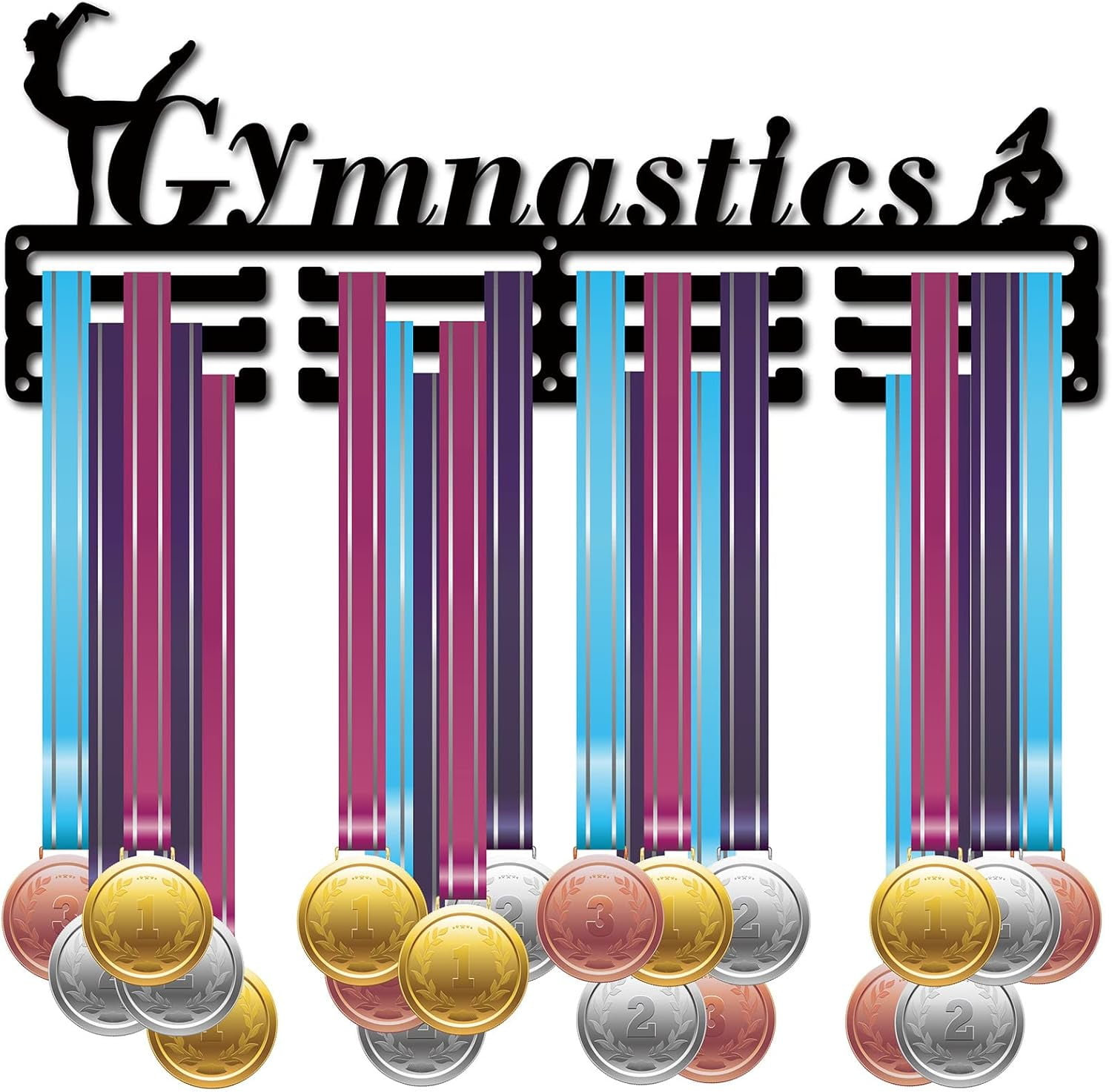 Gymnastics Medal Holder Display Gymnast Medal Hanger Sports Awards ...