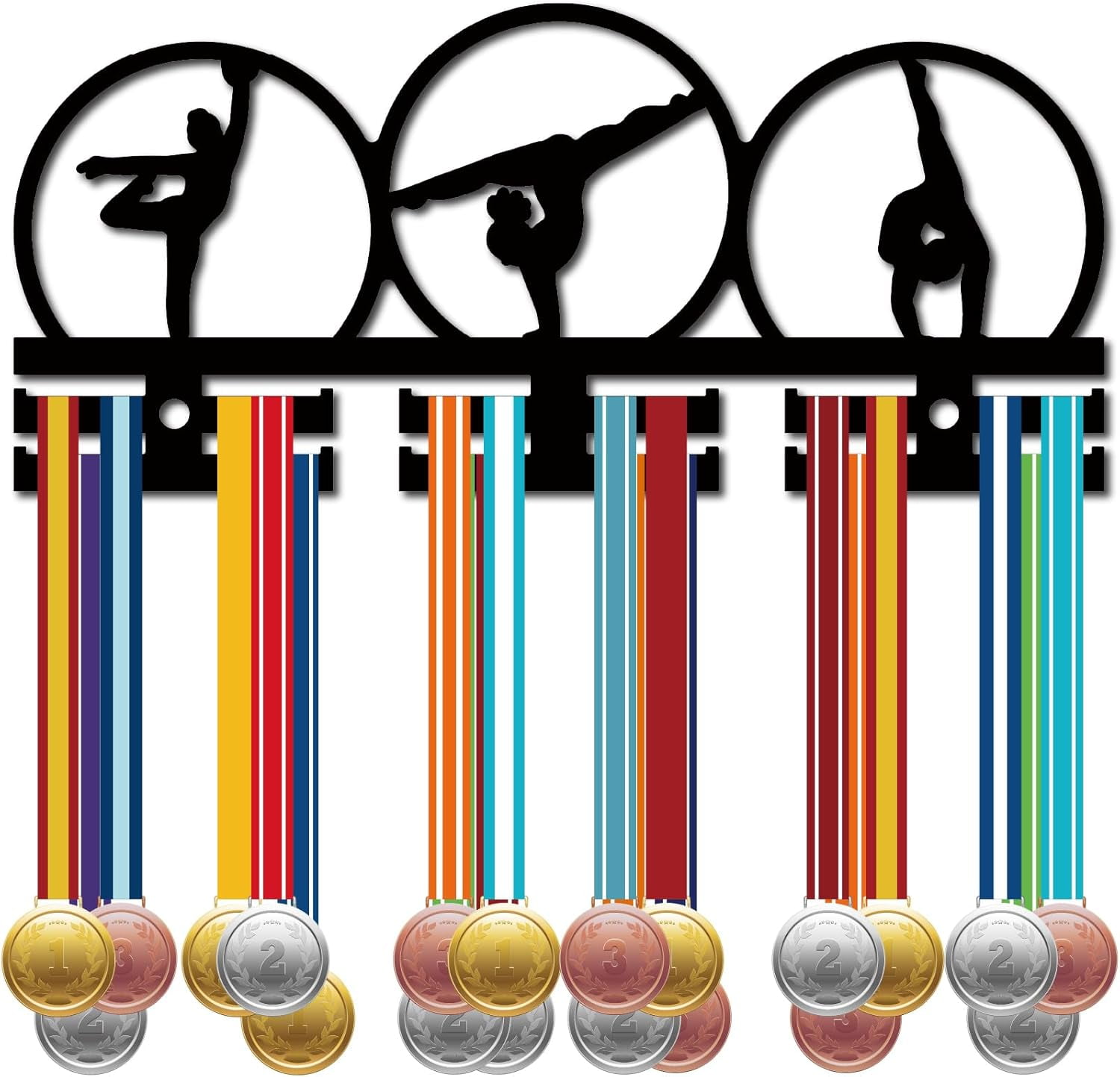 Gymnastics Medal Holder Display Hanger Rack Medal Holder Frame Acrylic ...
