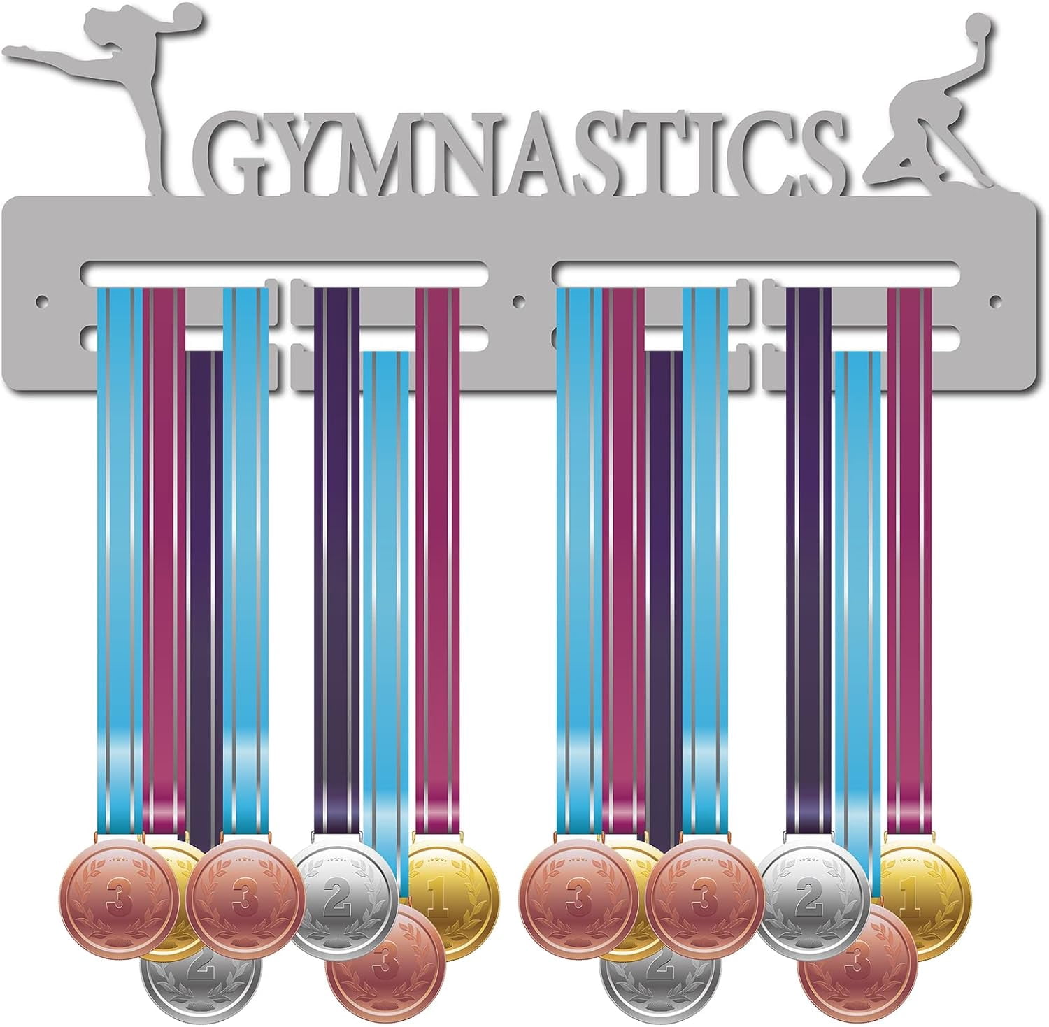 Gymnastics Medal Holder Display Hanger Sports Awards Stand Wall Rack ...
