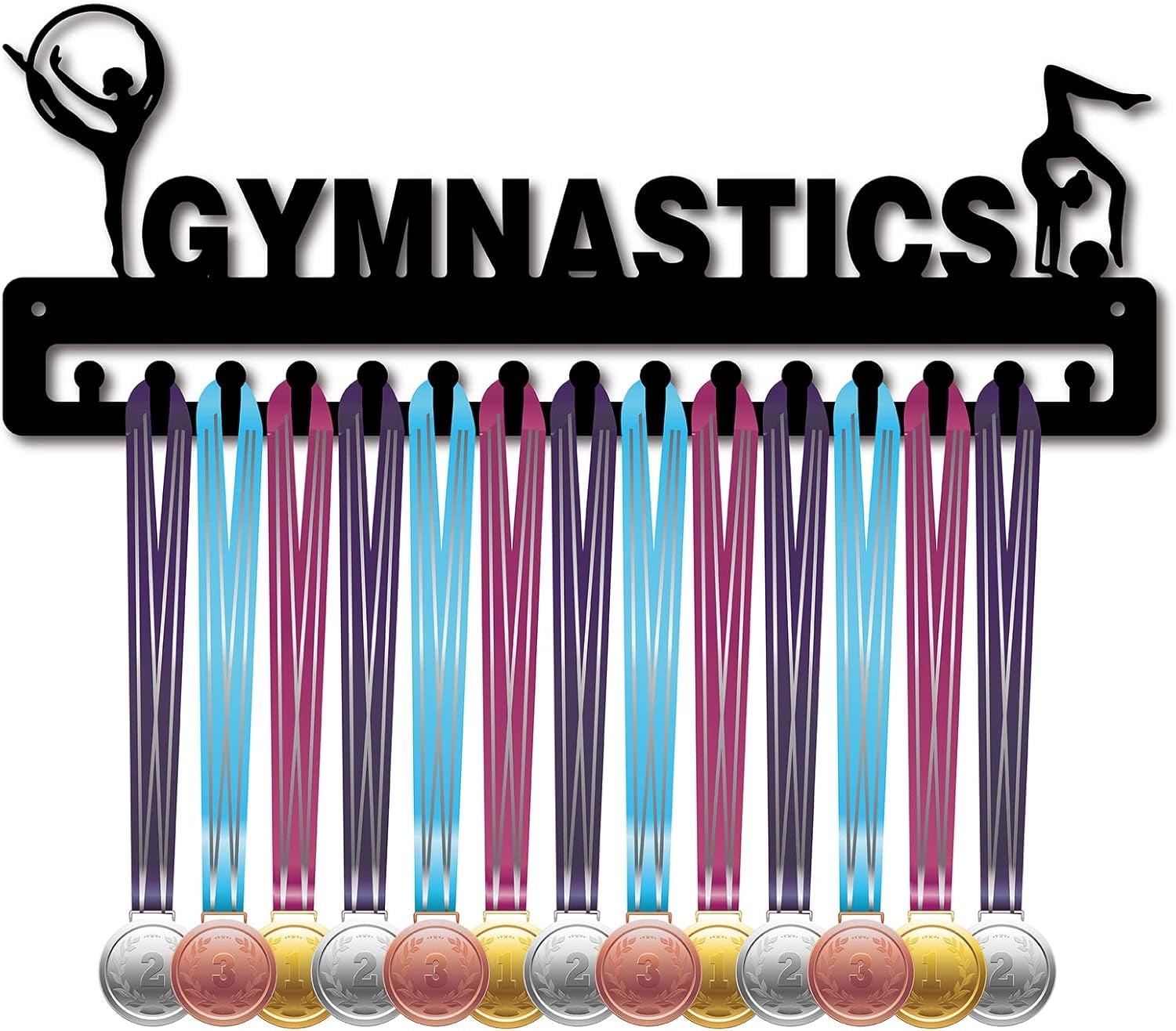 Gymnastics Medal Holder Display Sports Medal Hanger Display Awards ...