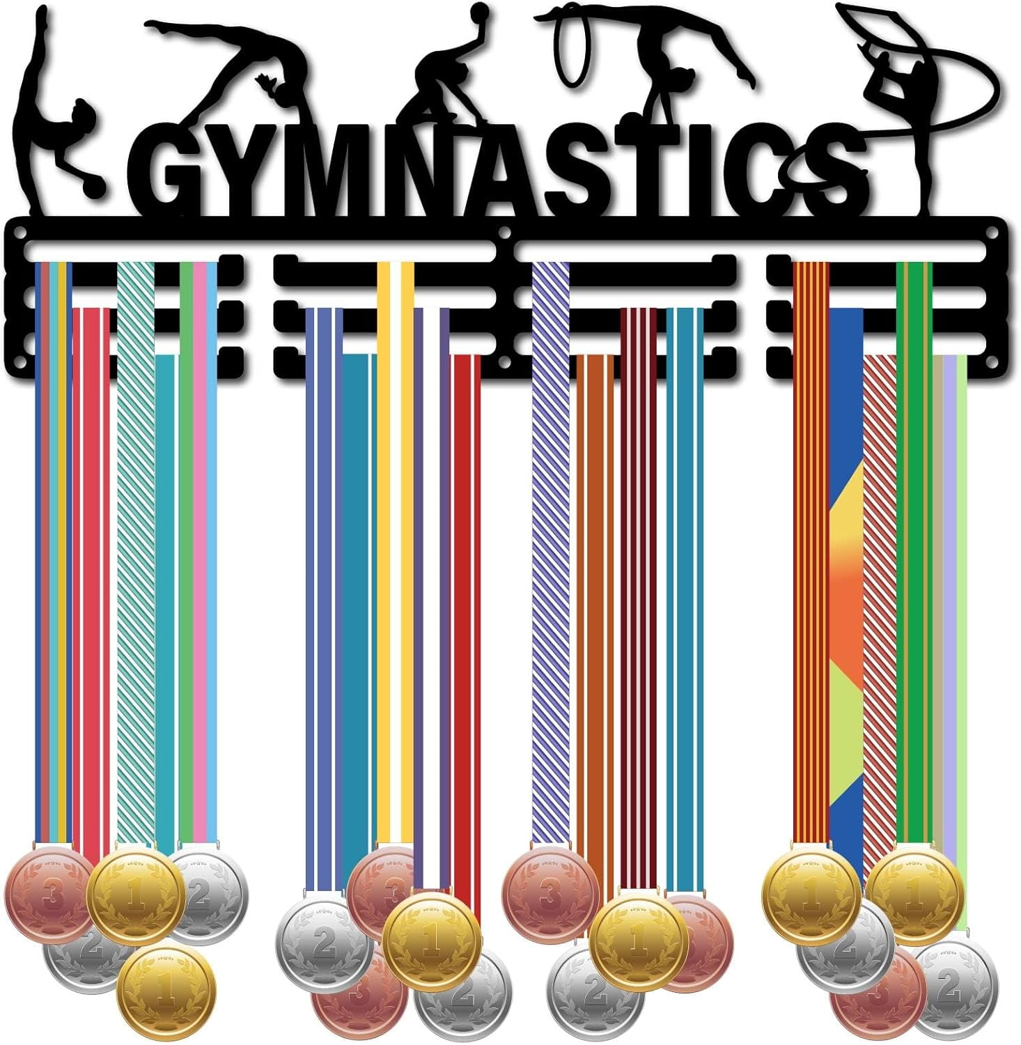 Gymnastics Medal Holder Display Sports Medal Hanger Medal Wall Mount ...