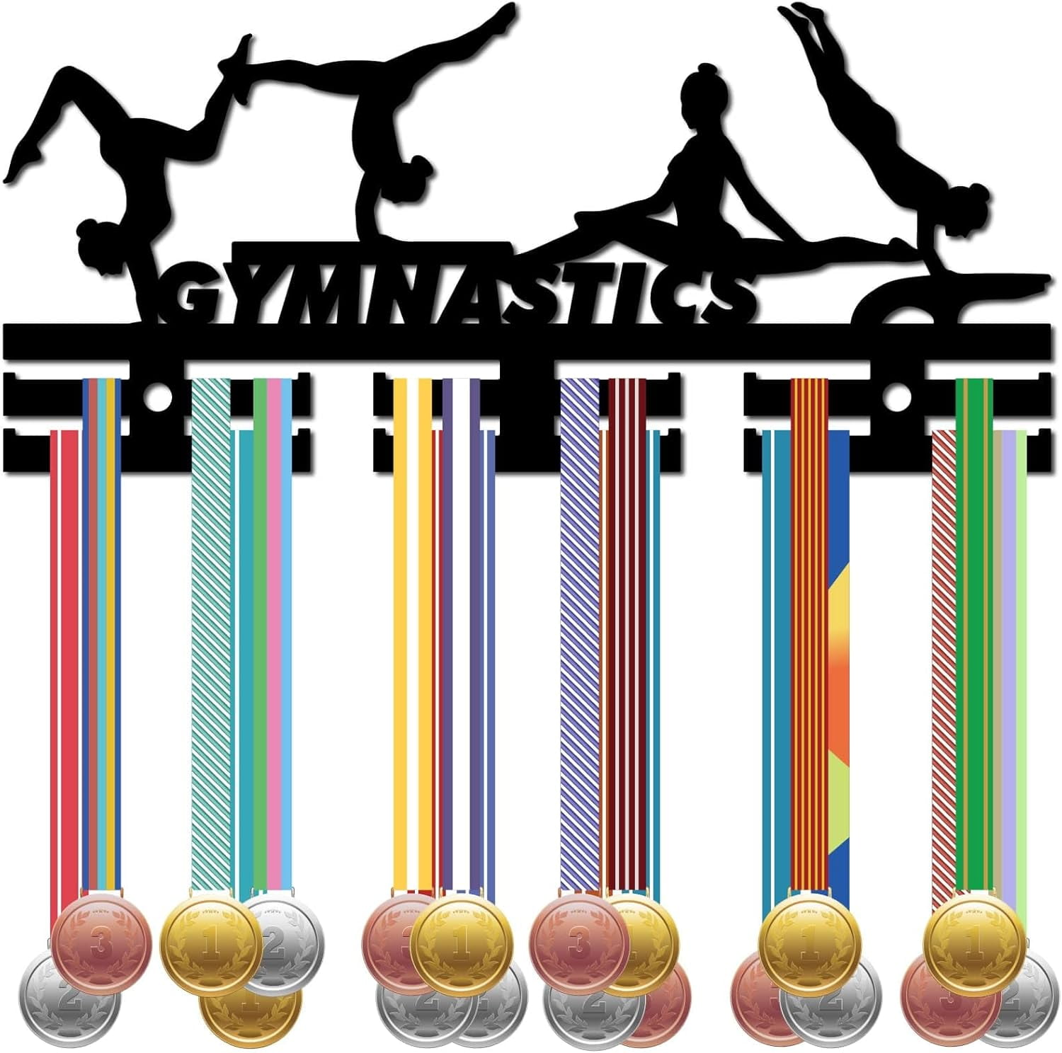 Gymnastics Medal Holder Medal Hanger Acrylic Medal Rack Display Hanging ...