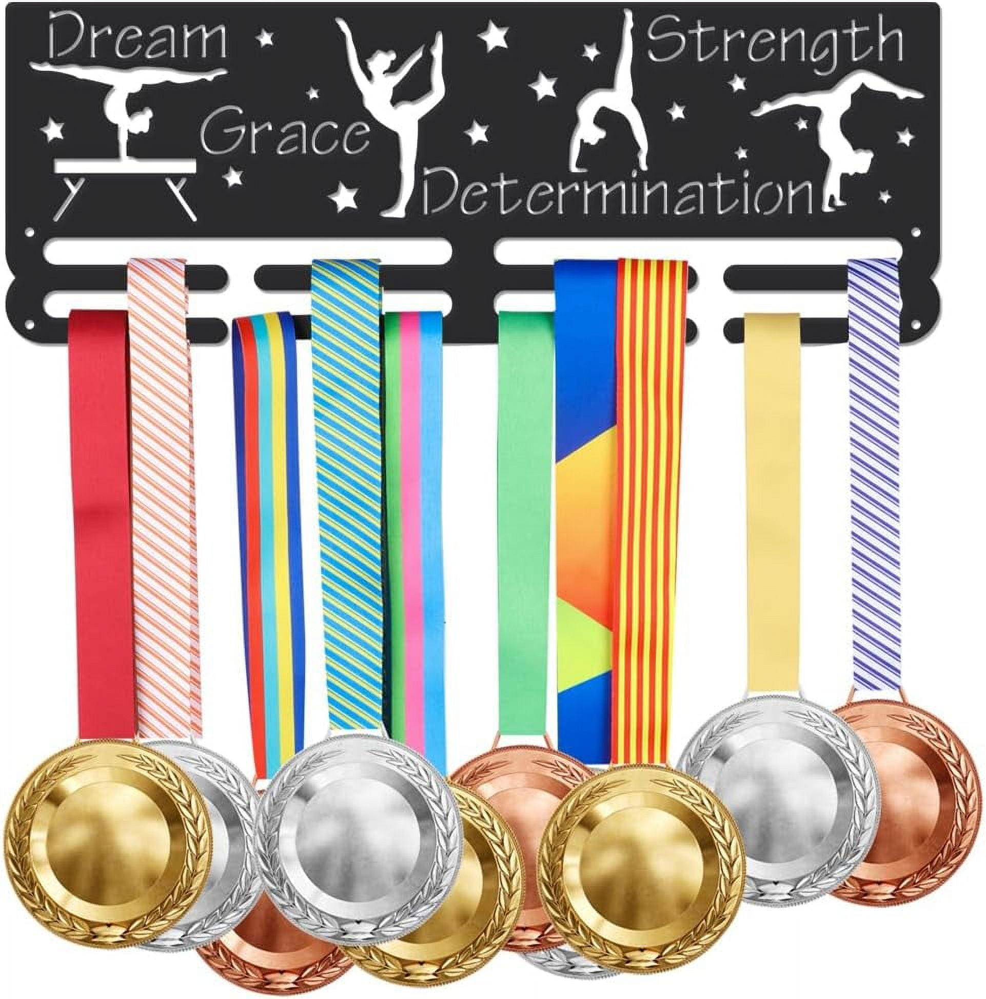 Gymnastics Metal Medal Hooks Wall Storage Award Holder for Dream Grace ...