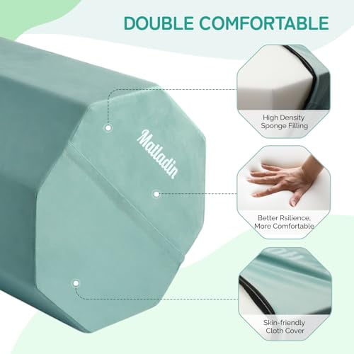 Gymnastics Octagon Mat, 24"x26" Tumbling Equipment with High Density ...