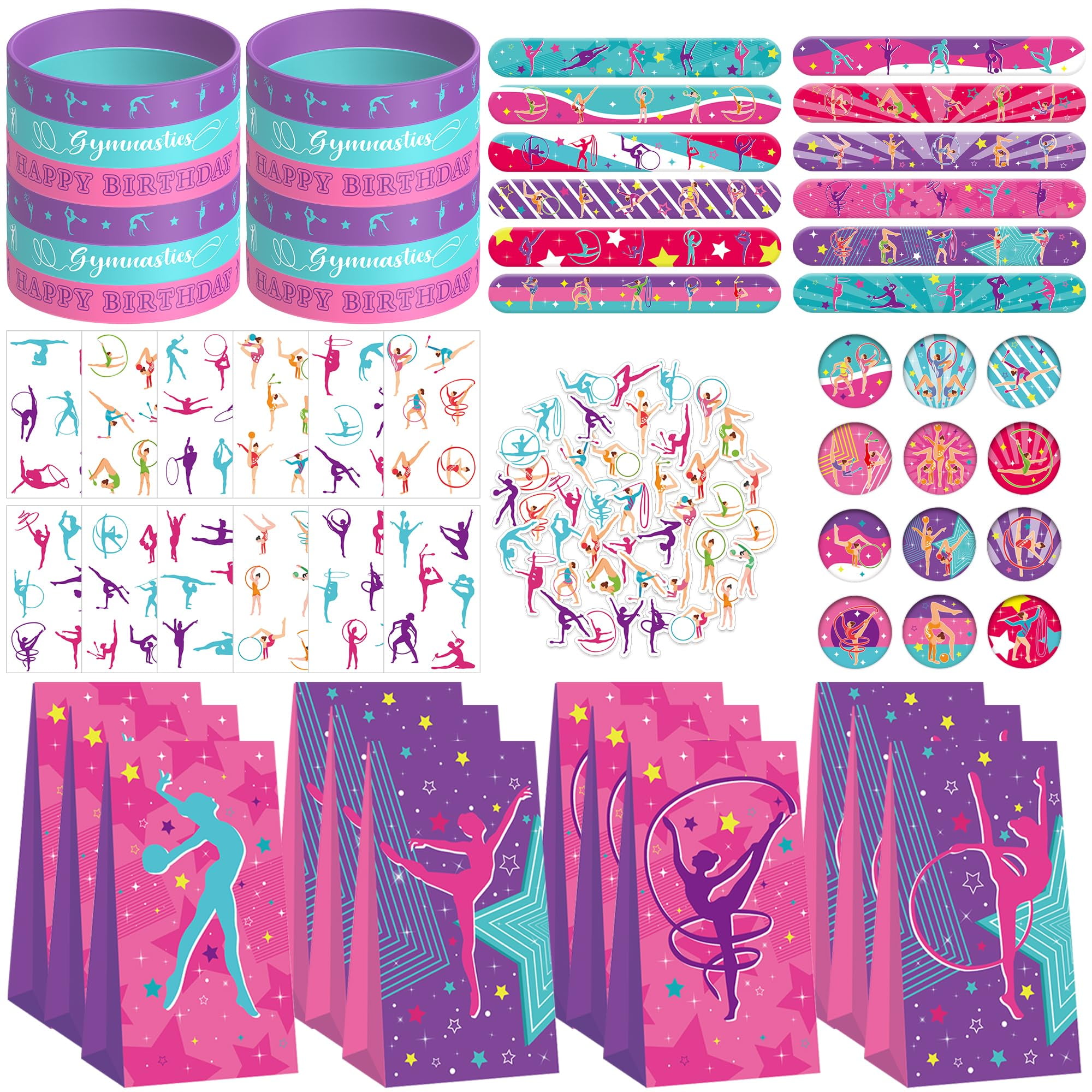 Gymnastics Party Favors, Gymnastics OIF8 Birthday Party Decorations ...