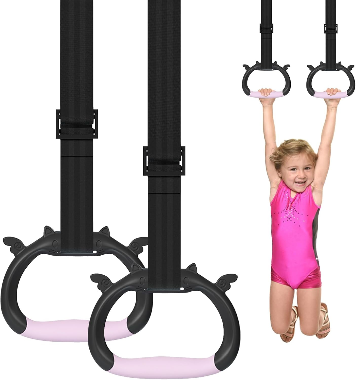 Gymnastics Rings, Children's Home Gym Equipment, Children's Adjustable ...