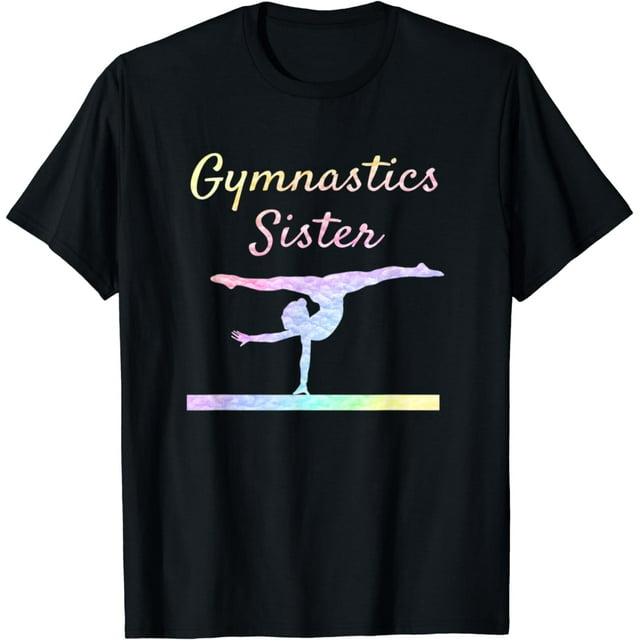Gymnastics Sister Proud Gymnast Sibling Family Fan T-Shirt - Walmart.com