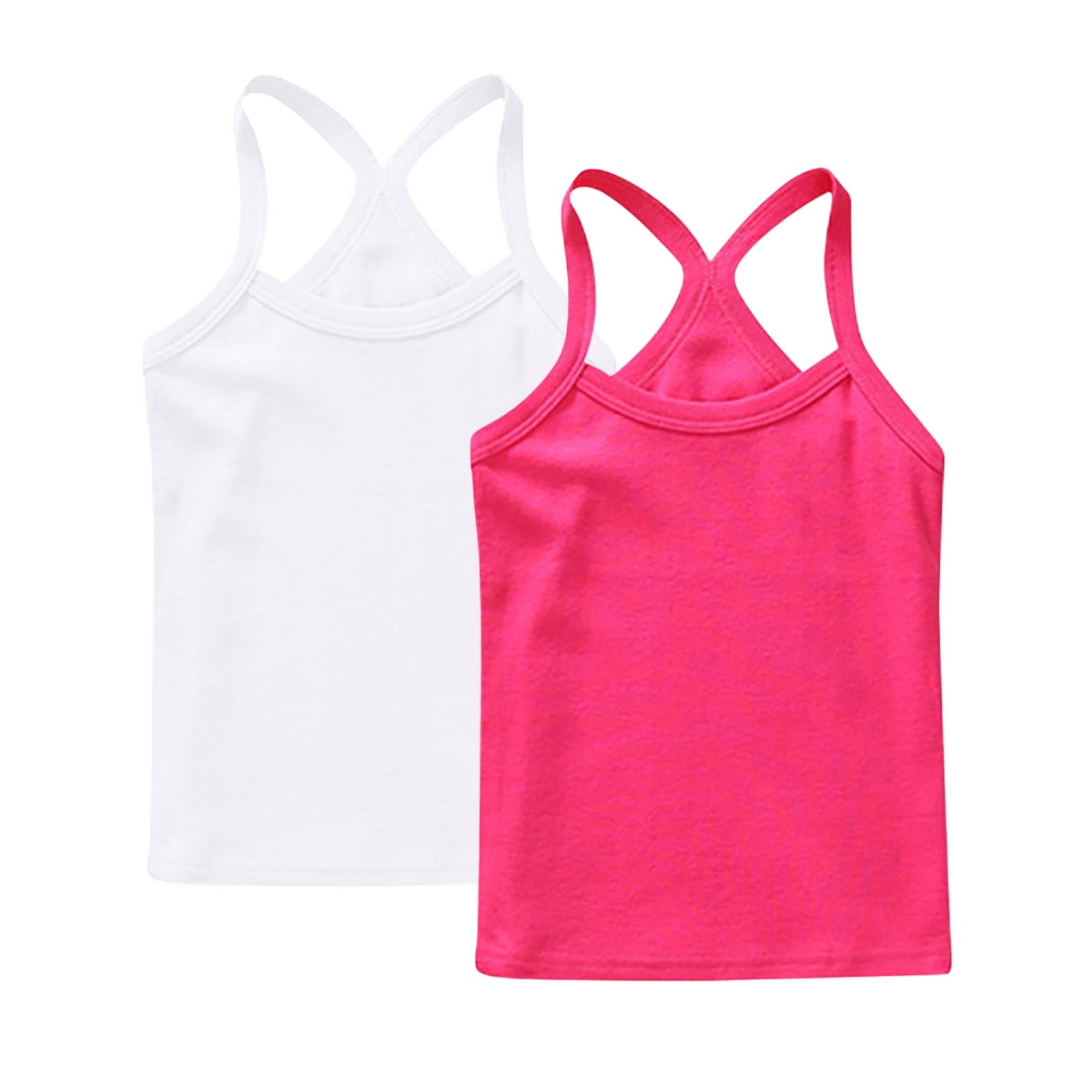 Gymnastics Tanks for Girls Big Deals 2-pack Girls Sleeveless Camisole ...