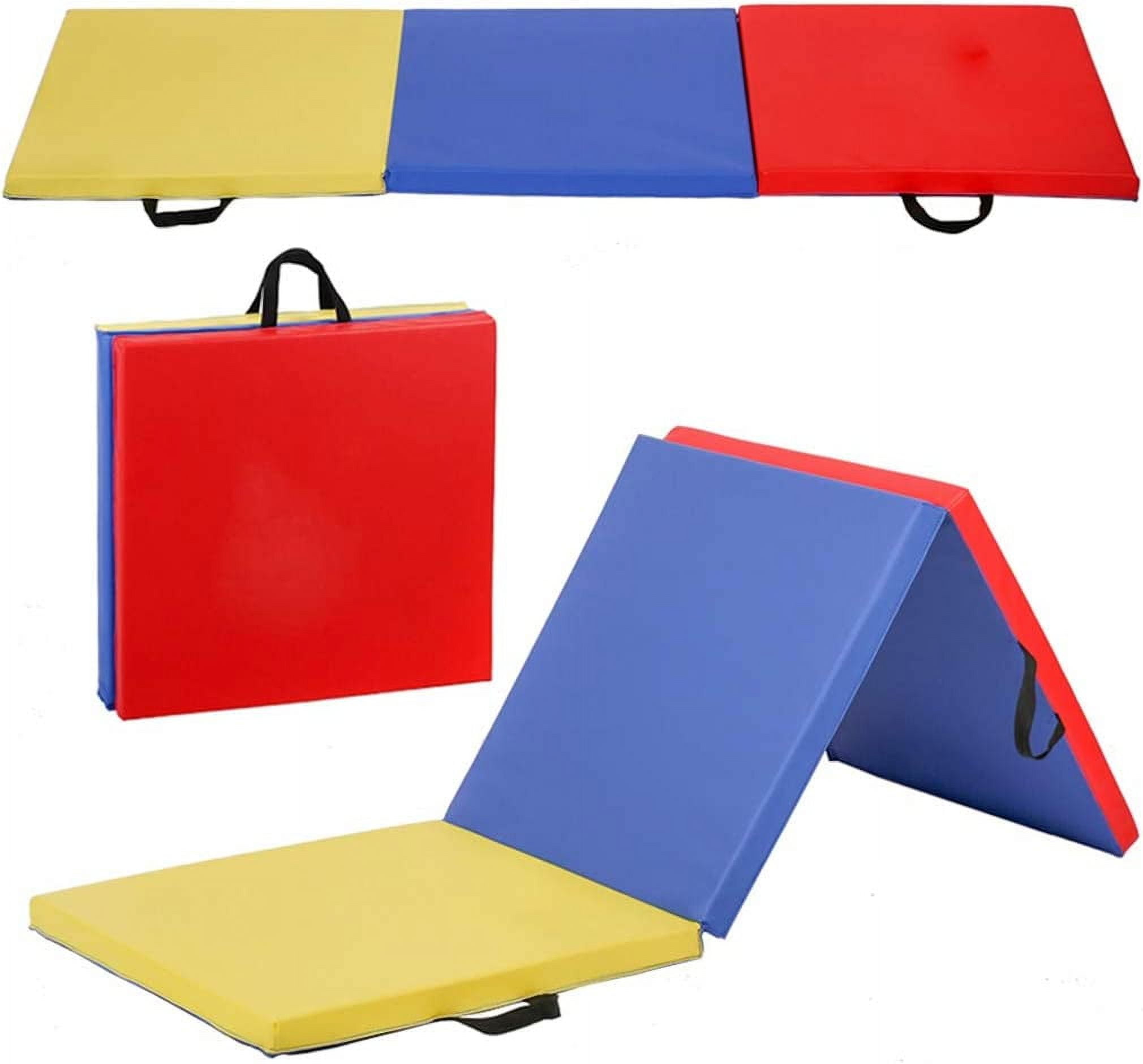 Gymnastics Tumbling Mat 4'x8'x2"/4'x6'x2"/4'x10'x2"/2'x6'x1.6" Gym Mat ...