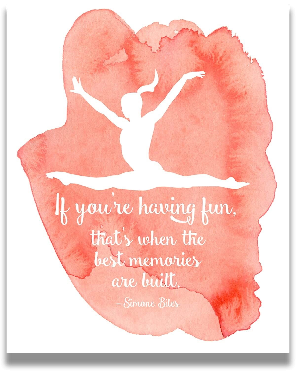 Gymnastics Wall Art - Boho Wall Decor - Girl's Bedroom - Gymnast Wall ...