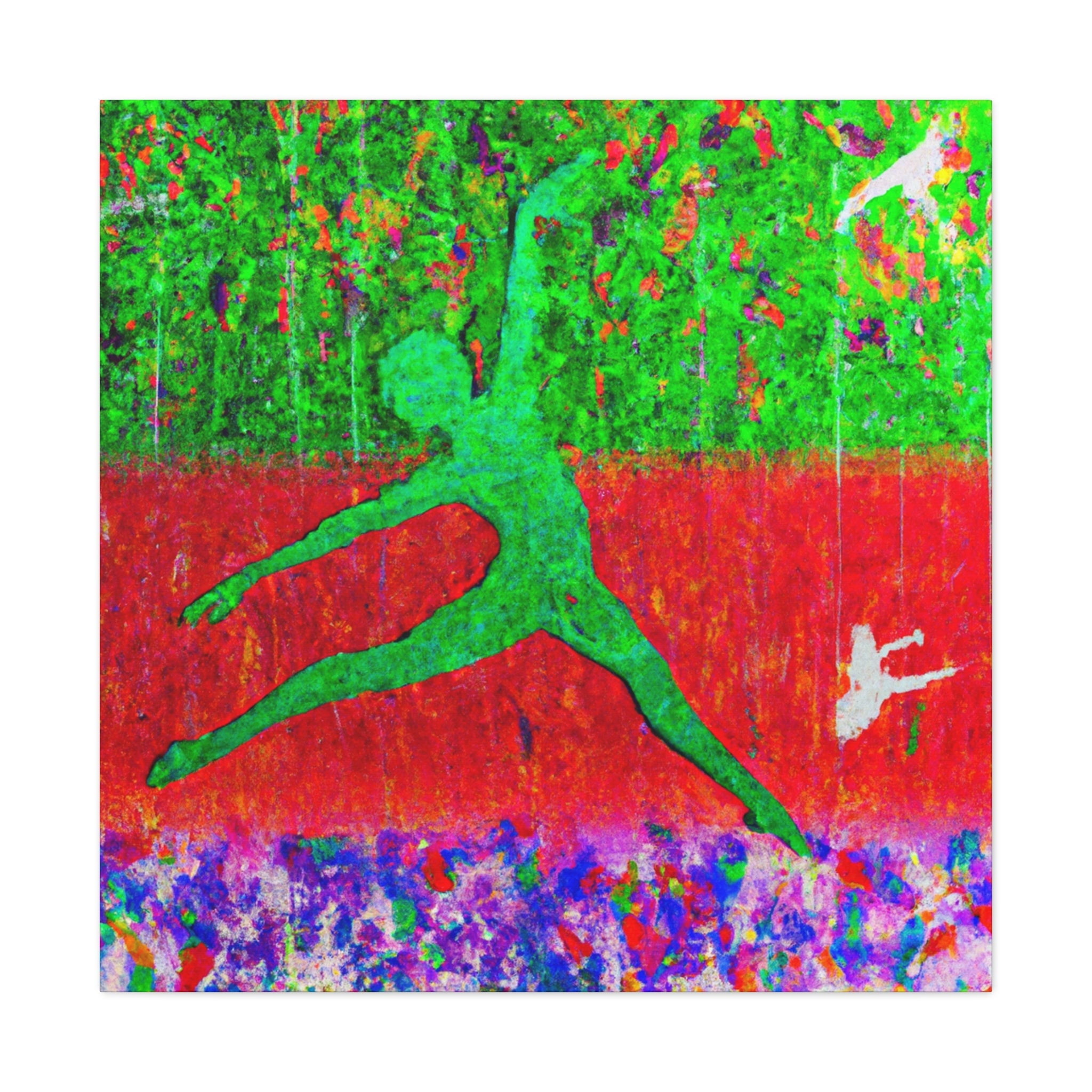Gymnastics in Motion - Canvas - Walmart.com