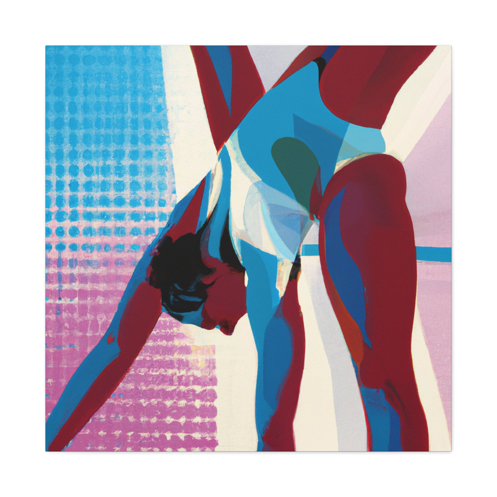 Gymnastics in Pop Art - Canvas - Walmart.com