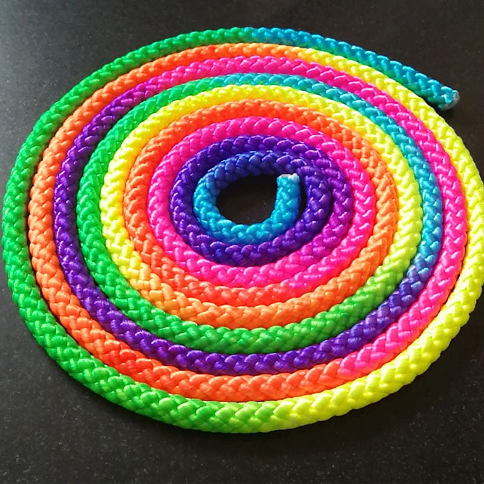 Gymnastics rope colorful rainbow color gradient gymnastics rope 3 ...