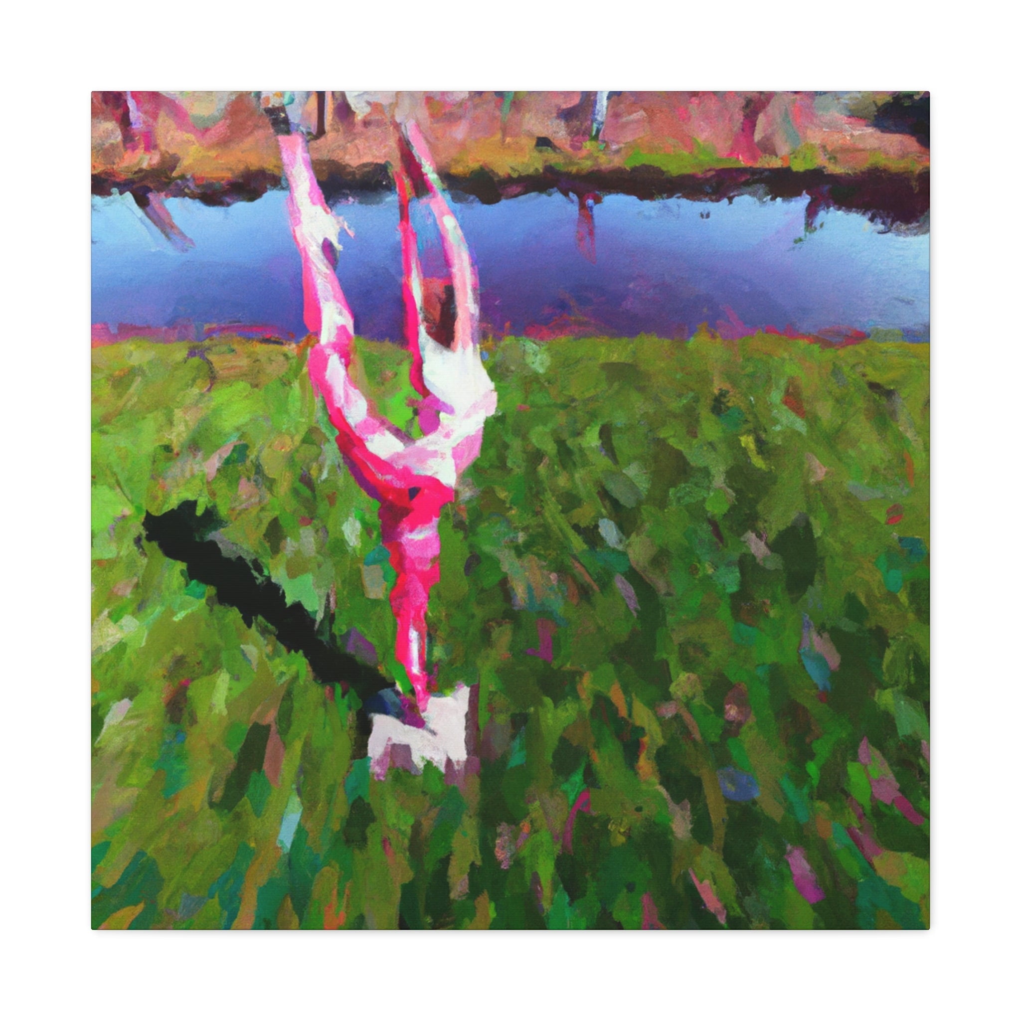 Gymnasts in Motion - Canvas - Walmart.com