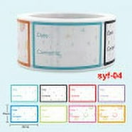 Senfafa 500 Pcs Removable Freezer Labels, 1 x 2 Inch Food Date Stickers ...