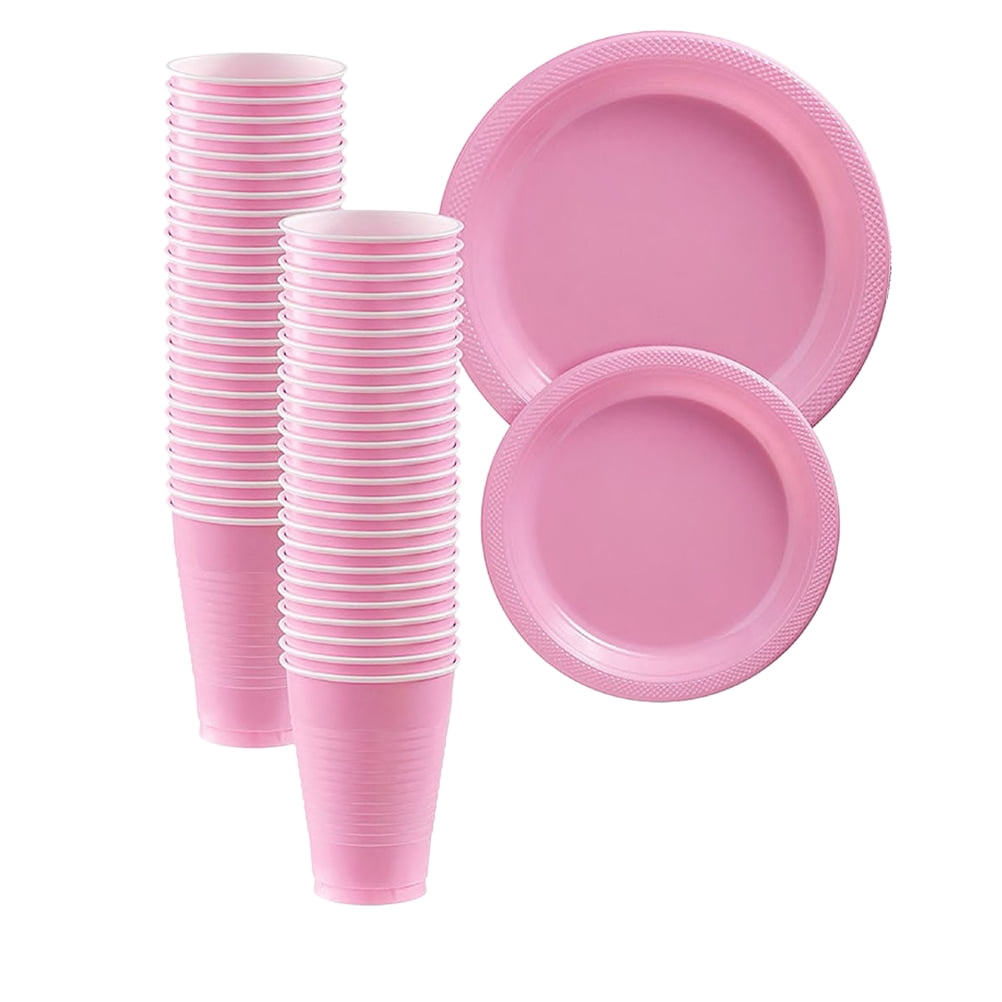 Gymnture 1 Set of 40PCS Disposable Plastic Tableware Set Practical ...