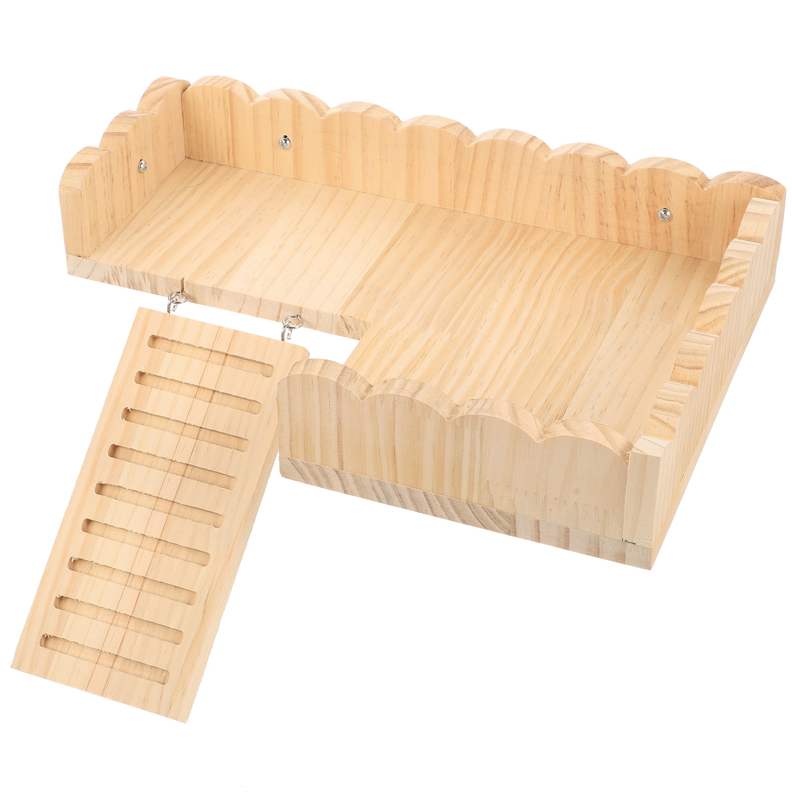 Gymnture 1 Set Wood Hamster Stand Guinea Pig Platform Hamster Platform ...